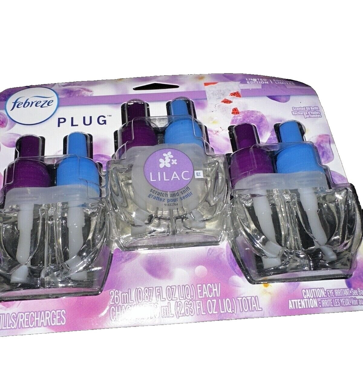 Brand New Febreze Plug Scented Refills, Lilac Scent, Lot of 3 - Long ...