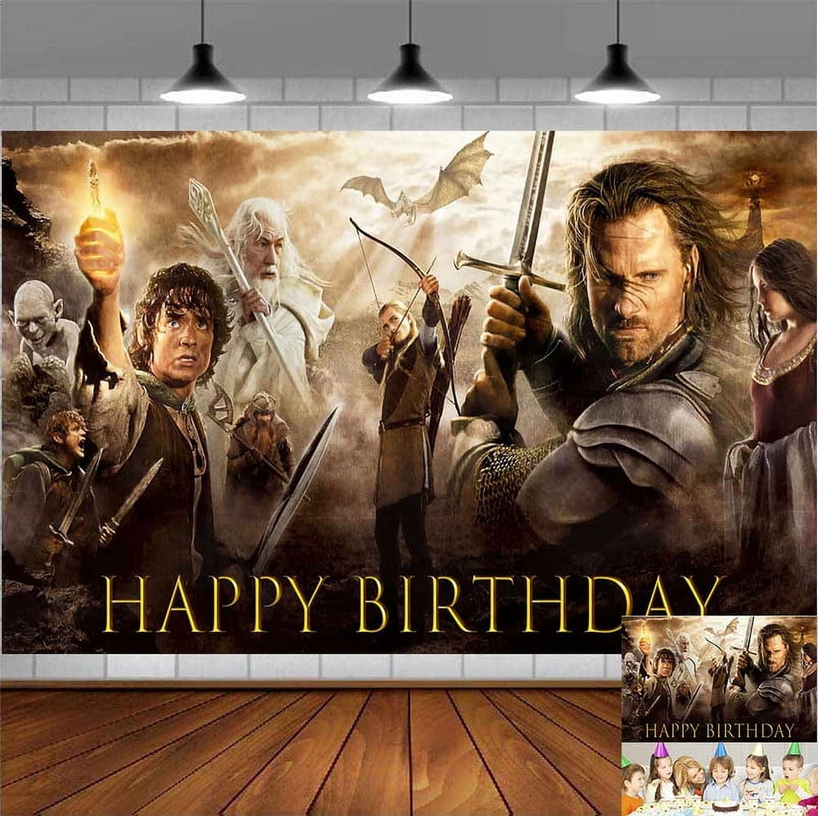 lotr Backdrop Banner Party Supplies Poster Movie Theme Background for ...
