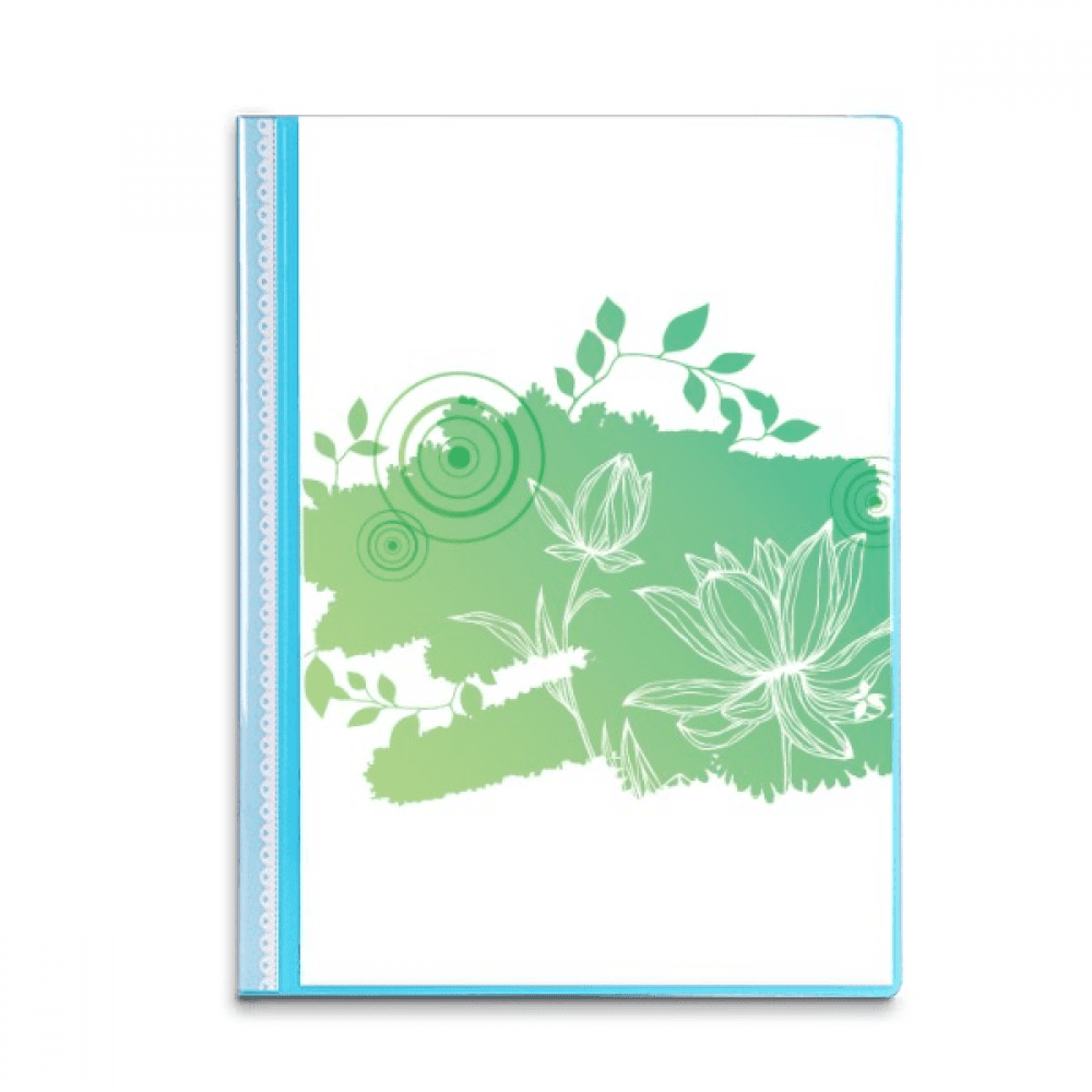 lotus flower frog flower Book Sheet Protectors Portfolio Binder Folder ...