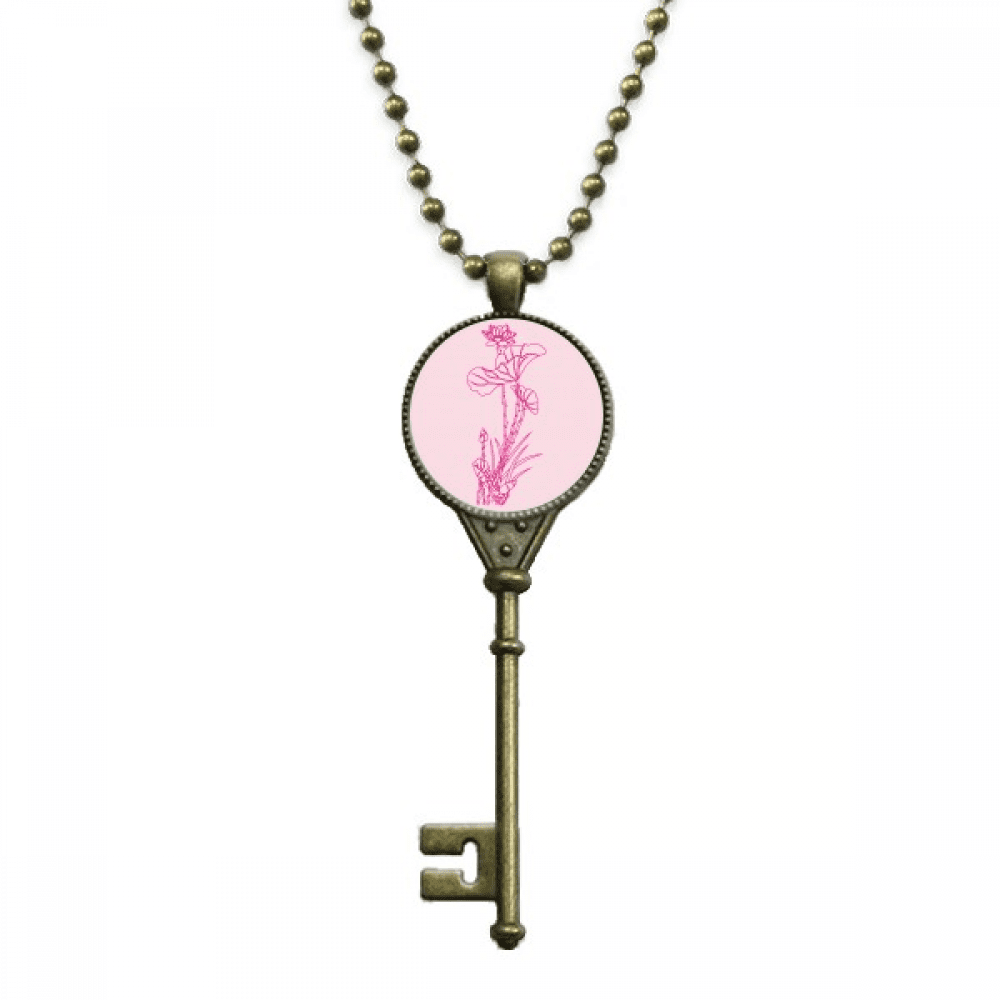 lotus lotus flower reed flower key necklace pendant tray embellished ...