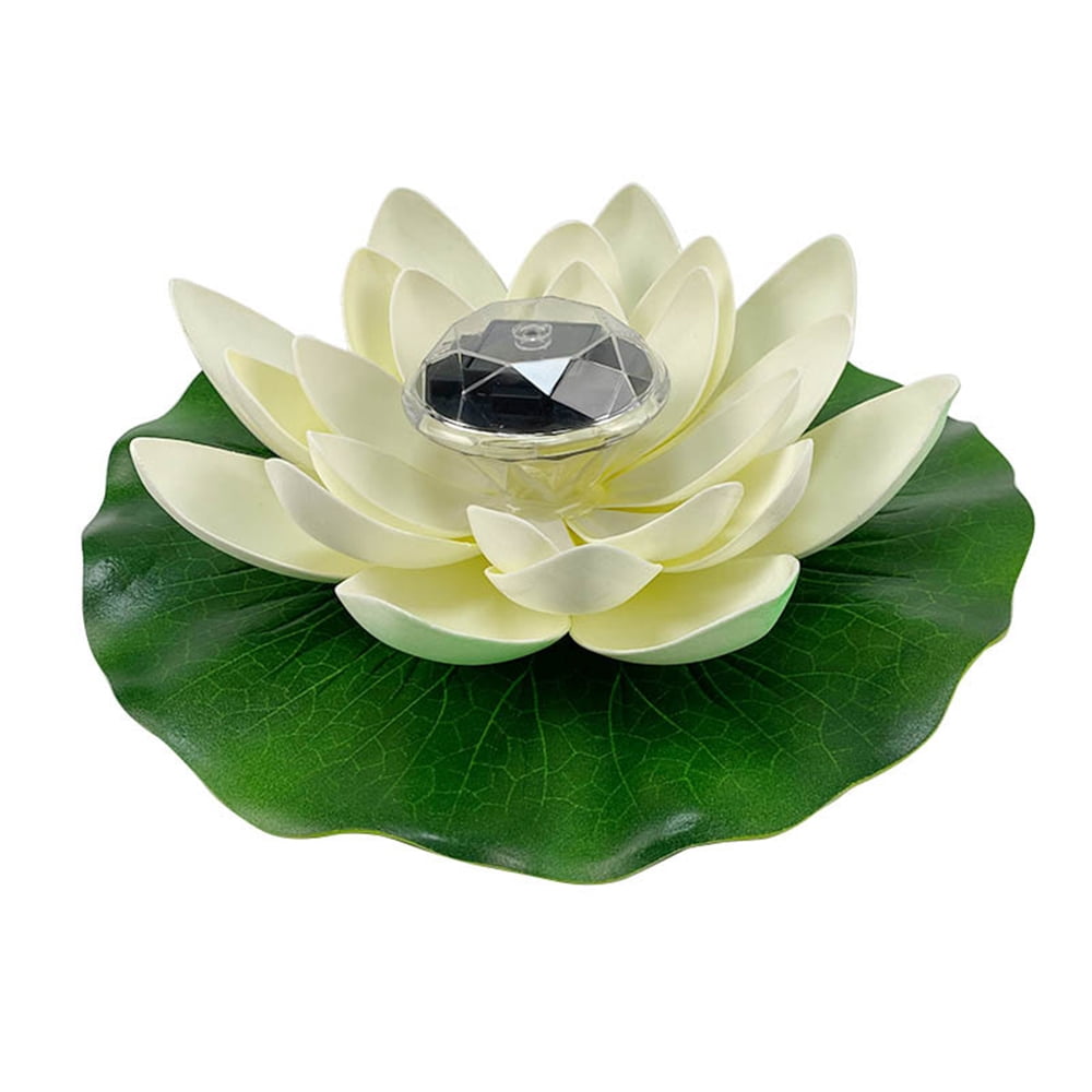 lotus solar light outdoor, garden light table top ground courtyard ...