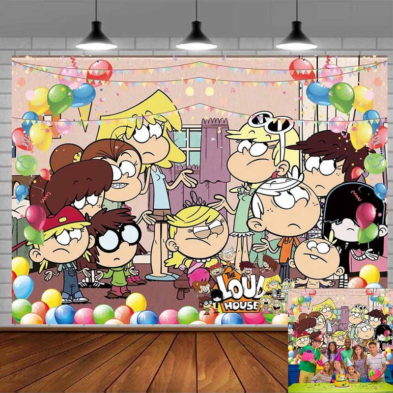 loud house season Backdrop Banner Party Supplies Poster Movie Theme ...