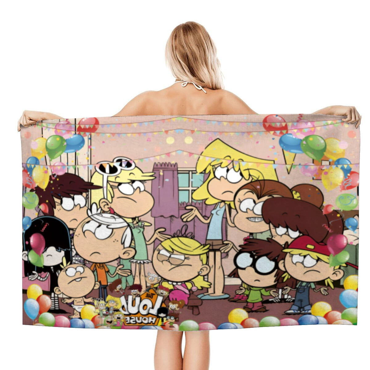 loud house season Gifts Beach Towel for Women Girl Birthday Inspired ...
