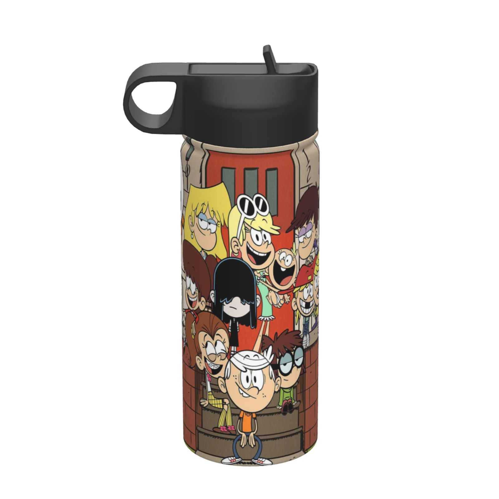 loud house season Kids Insulated Water Bottle With Straw - 18 Oz ...