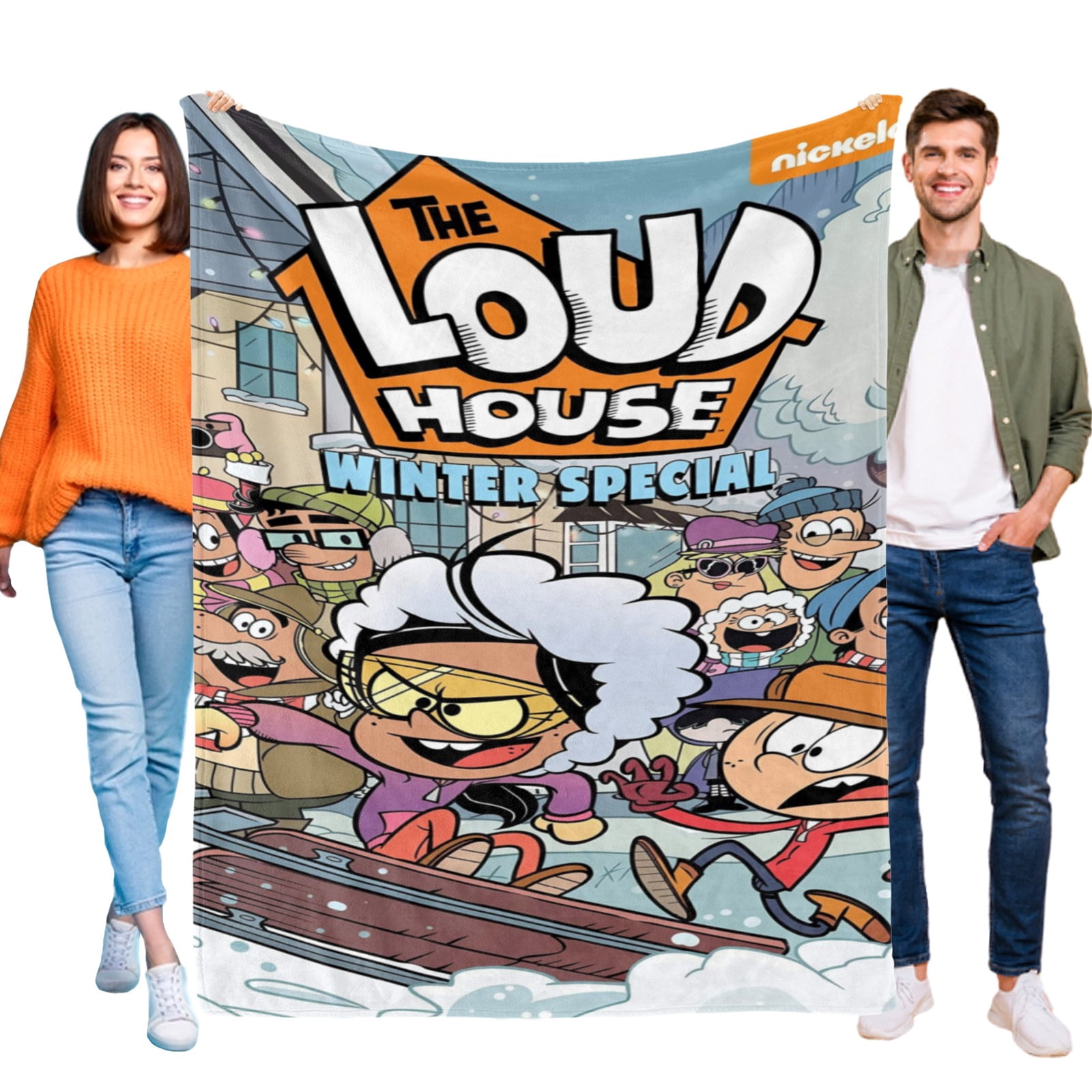loud house season Throw Blanket Gifts for Fans Lover Girls Boys Women ...