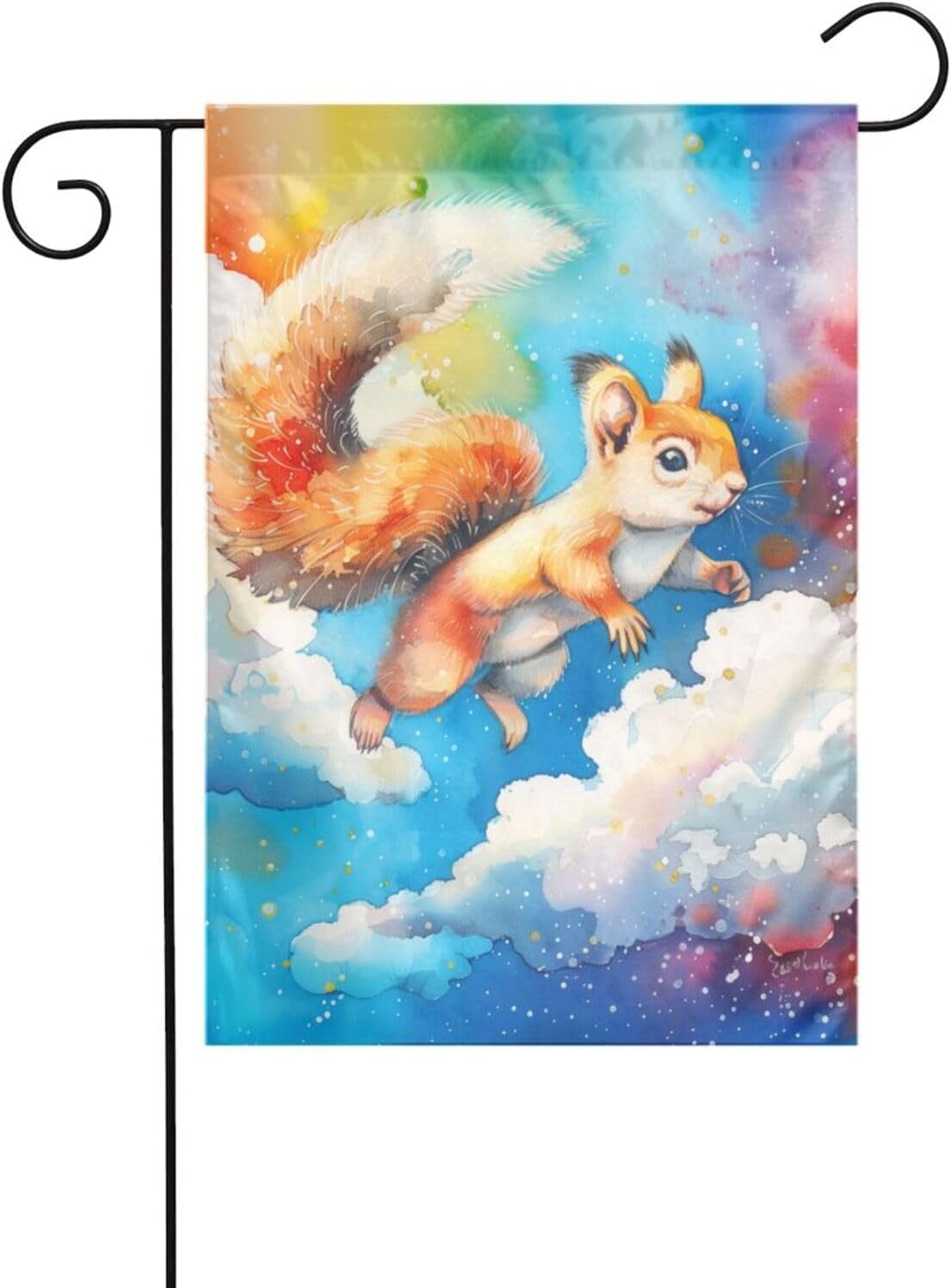 lovely Red Squirrel Garden Flags Double Sided,Garden Flags for All ...