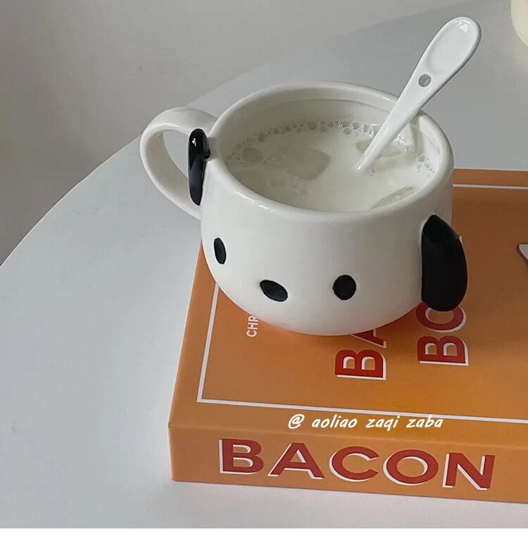 lovely Sanrio Ceramic Mug Pochacco Cinnamoroll Keroppi Anime Home ...