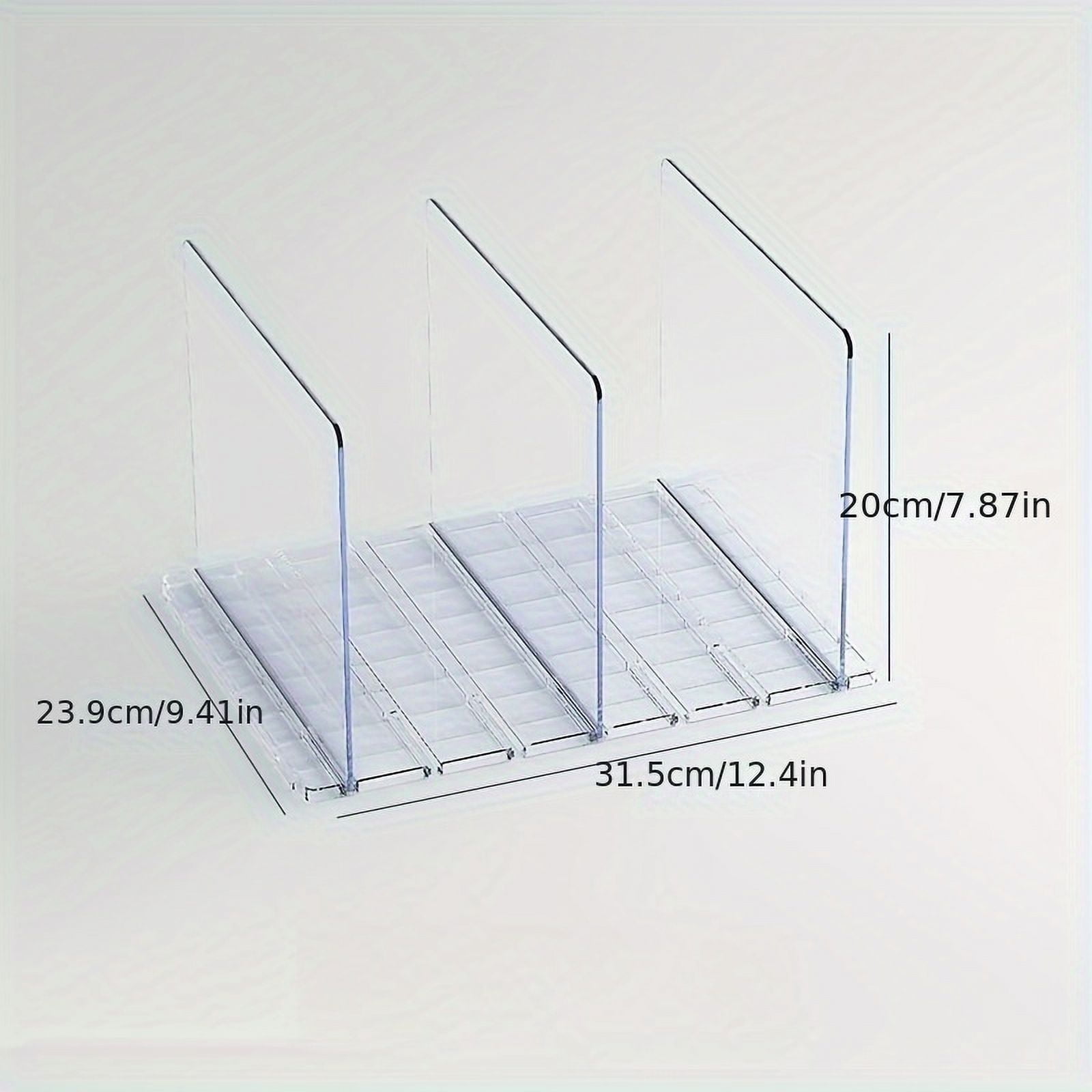 loyun Clear Acrylic Purse Organizer Modern Divider Panel For Closet ...