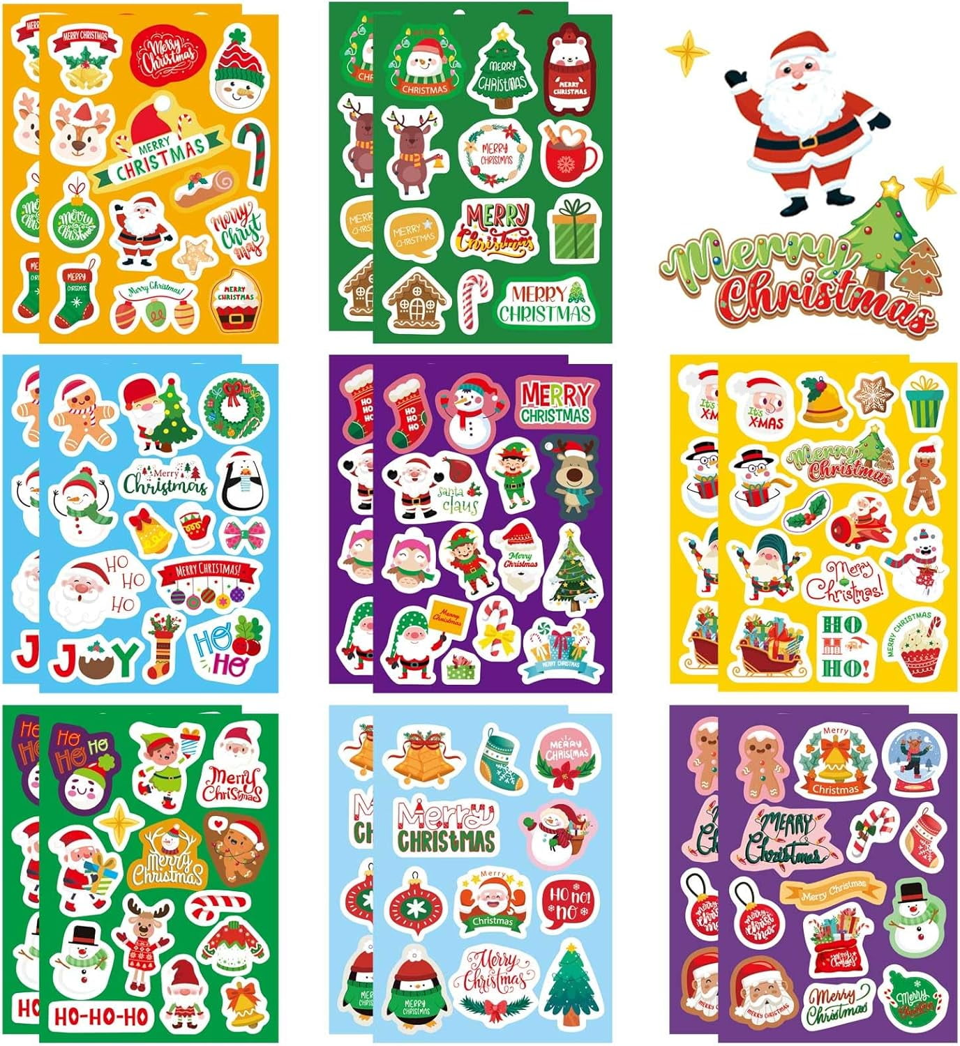 lsaertla 16 Sheets Halloween Stickers for Kids - Non-Repeating, Happy ...