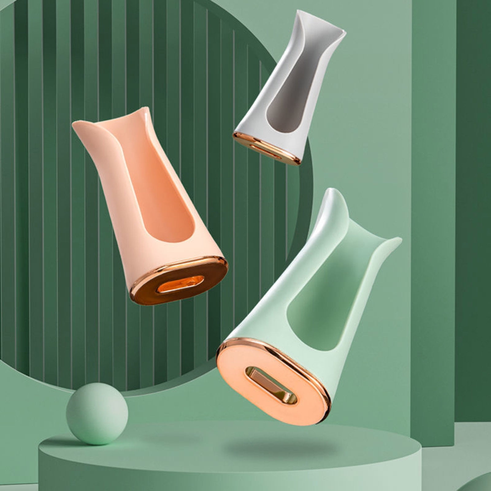 lsiaeian 2Pcs Electric Toothbrush Holder Space-Saving Wall-Mounted with ...