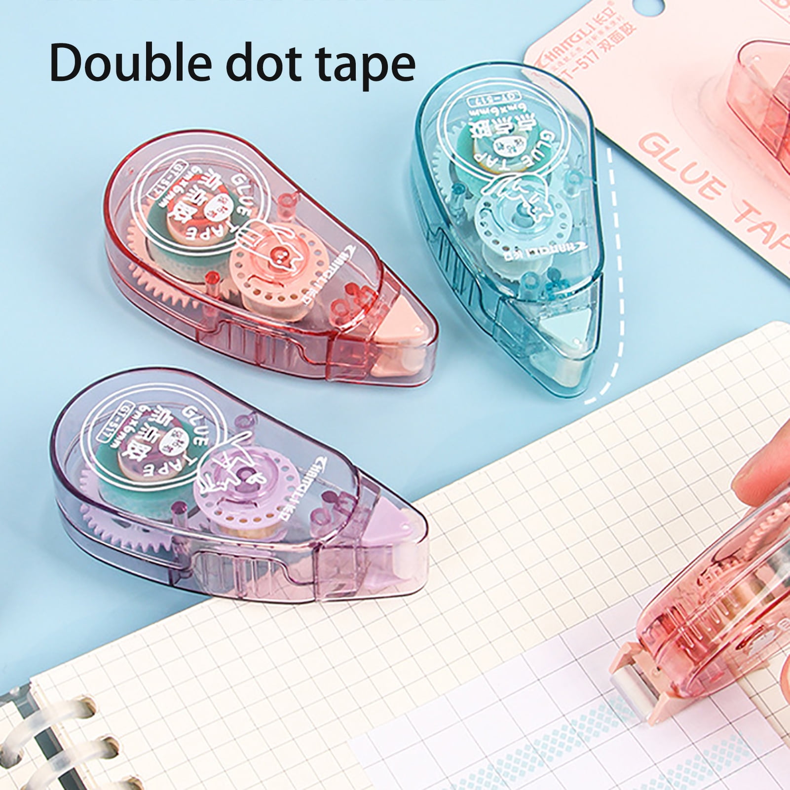 Gift Wrap Tape Dispenser Hand Double Sided Tape Roller - 8 Pack ...