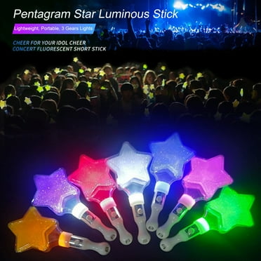 HEVIRGO 3Pcs Luminous LED Glow Light Stick Foam Wand Concert ...