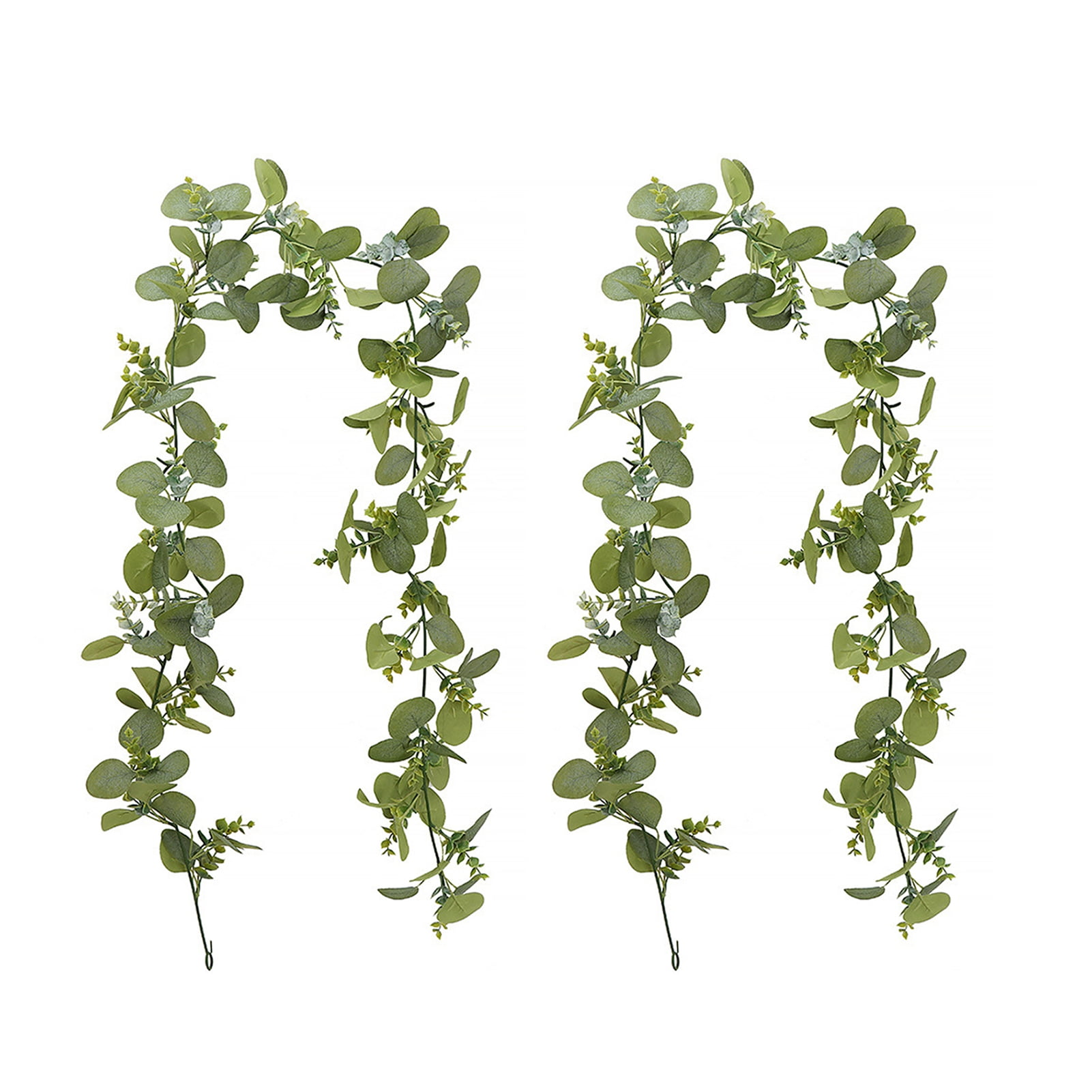 lsiaeian Eucalyptus Leaves Vines Artificial Eucalyptus Garland Handmade ...