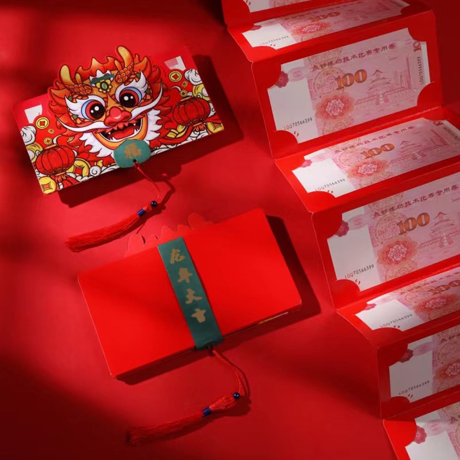 lsiaeian Folding Red Envelope with Multi-slot Vibrant Color Adorable ...