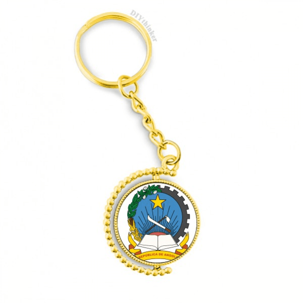 luanda angola national emblem metal connector key chain accessory en keyholder - Walmart.com
