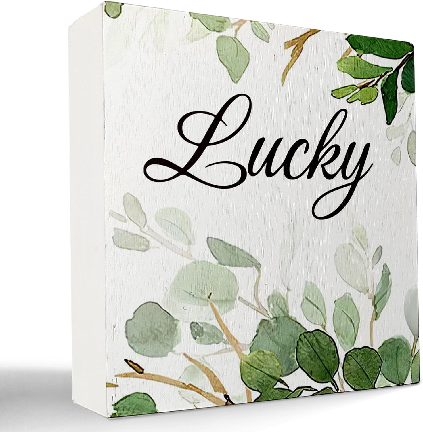 lucky bathroom signs decor,lucky sage bathroom decor,lucky Wooden Box ...