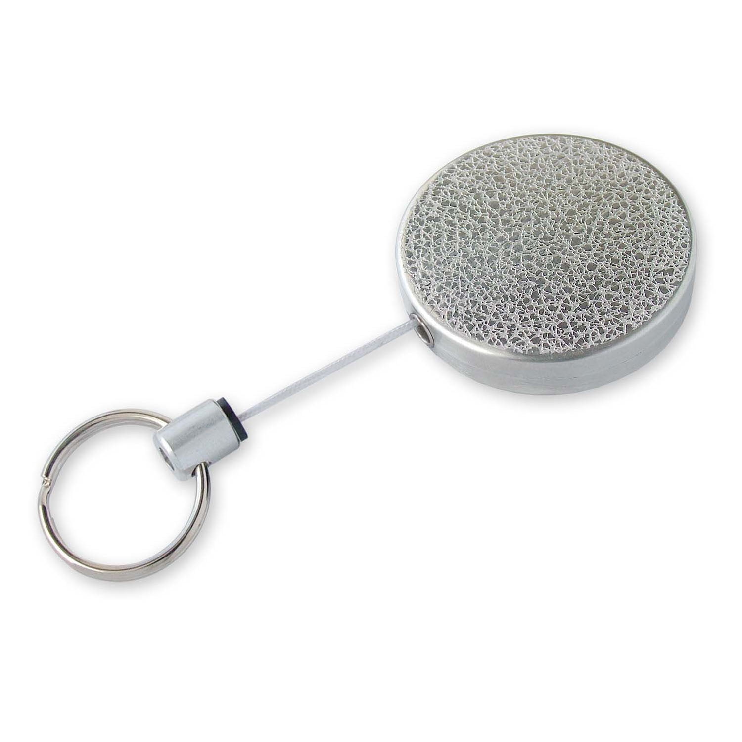 lucky line heavy duty retractable key reel, standard-size, silver ...