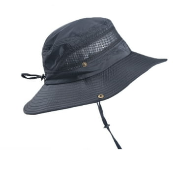 SUNSIOM Mens Sun Hat Bucket Fishing Hiking Cap Wide Brim UV Protection ...