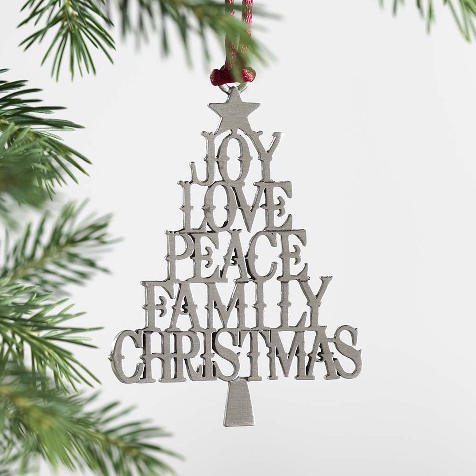 lulshou Christmas Decor Decorative Metal Pendants on The Christmas Tree ...