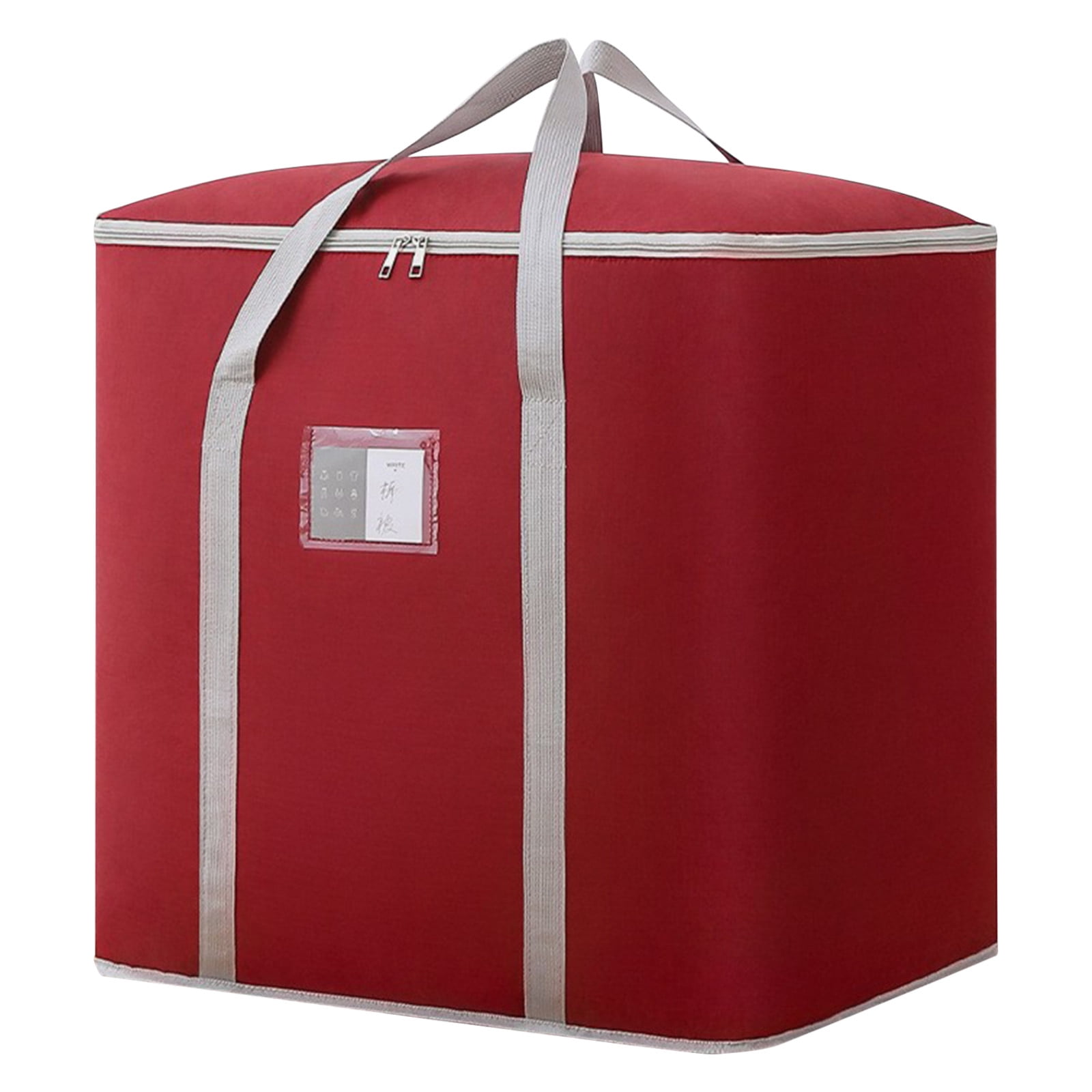 lulshou Clothes Storage Oxford Double Layer Thickened Cotton Duvet Bag ...