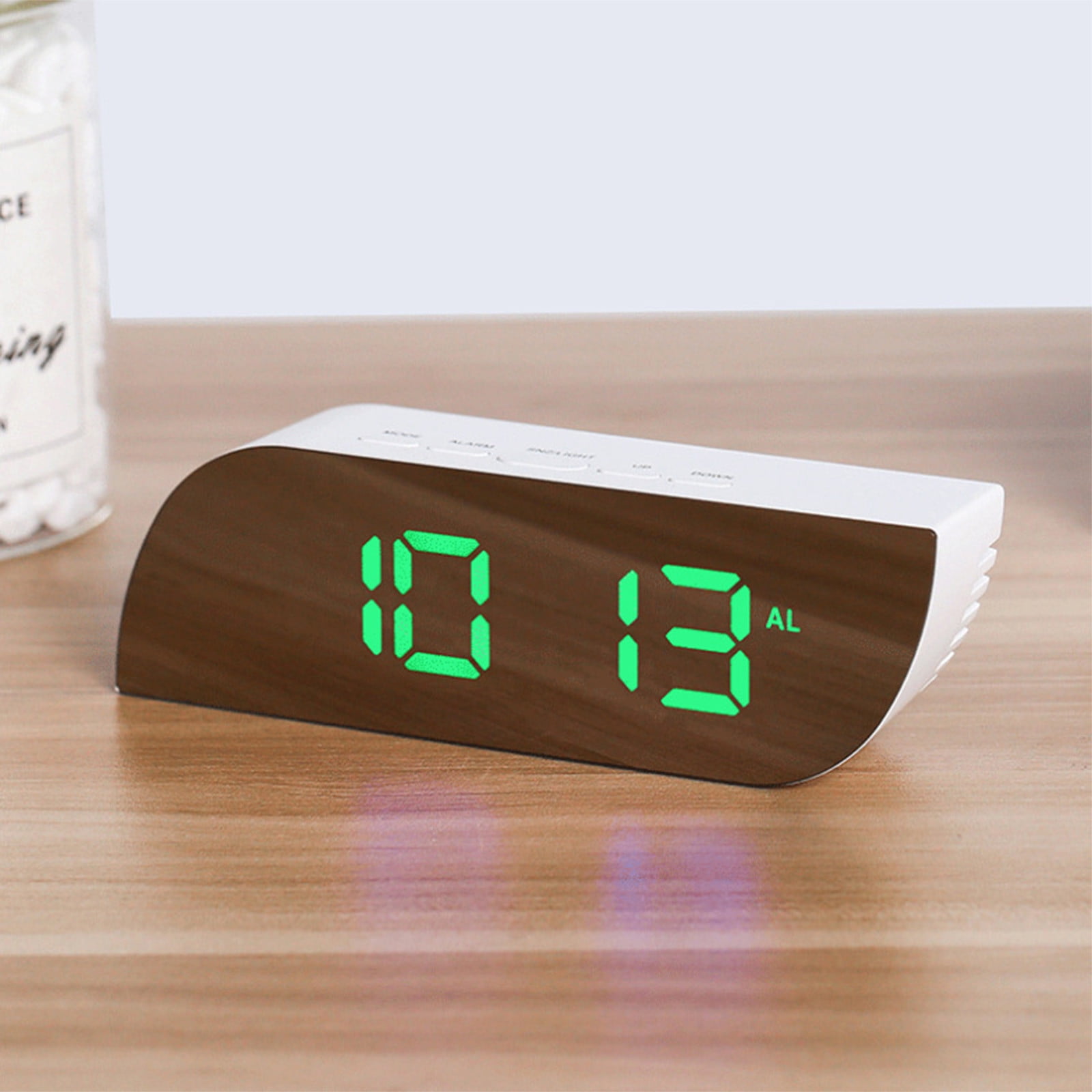 lulshou Digital Clock Large Display, LED Alarm Electric Clocks Surface ...