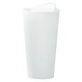 Lulshou Mini Desktop Trash Can, Covered Plastic Bin for Kitchen, Living ...