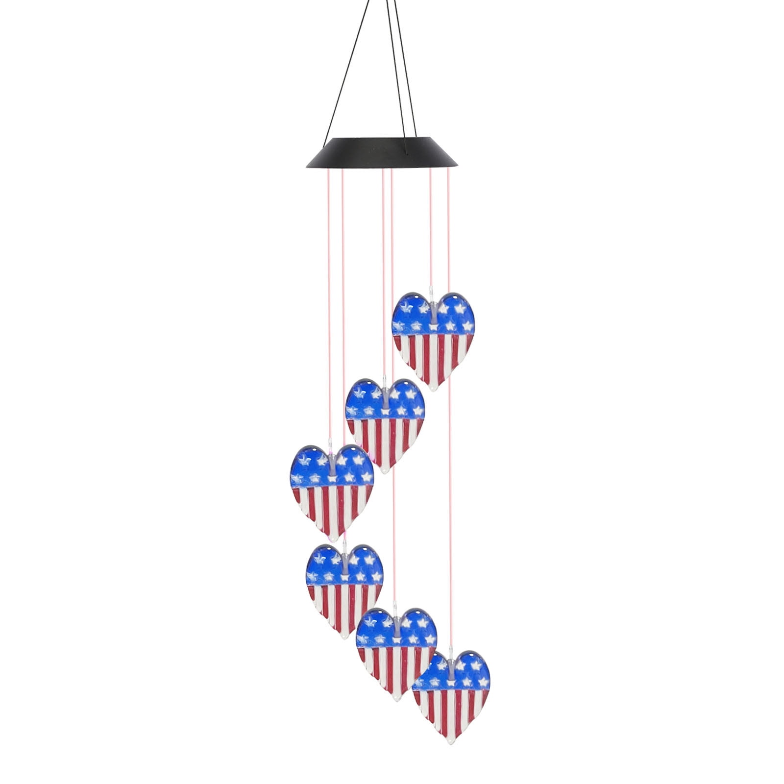lulshou Independence Day Decorations Clearance! Wind Chimes Solar Wind ...