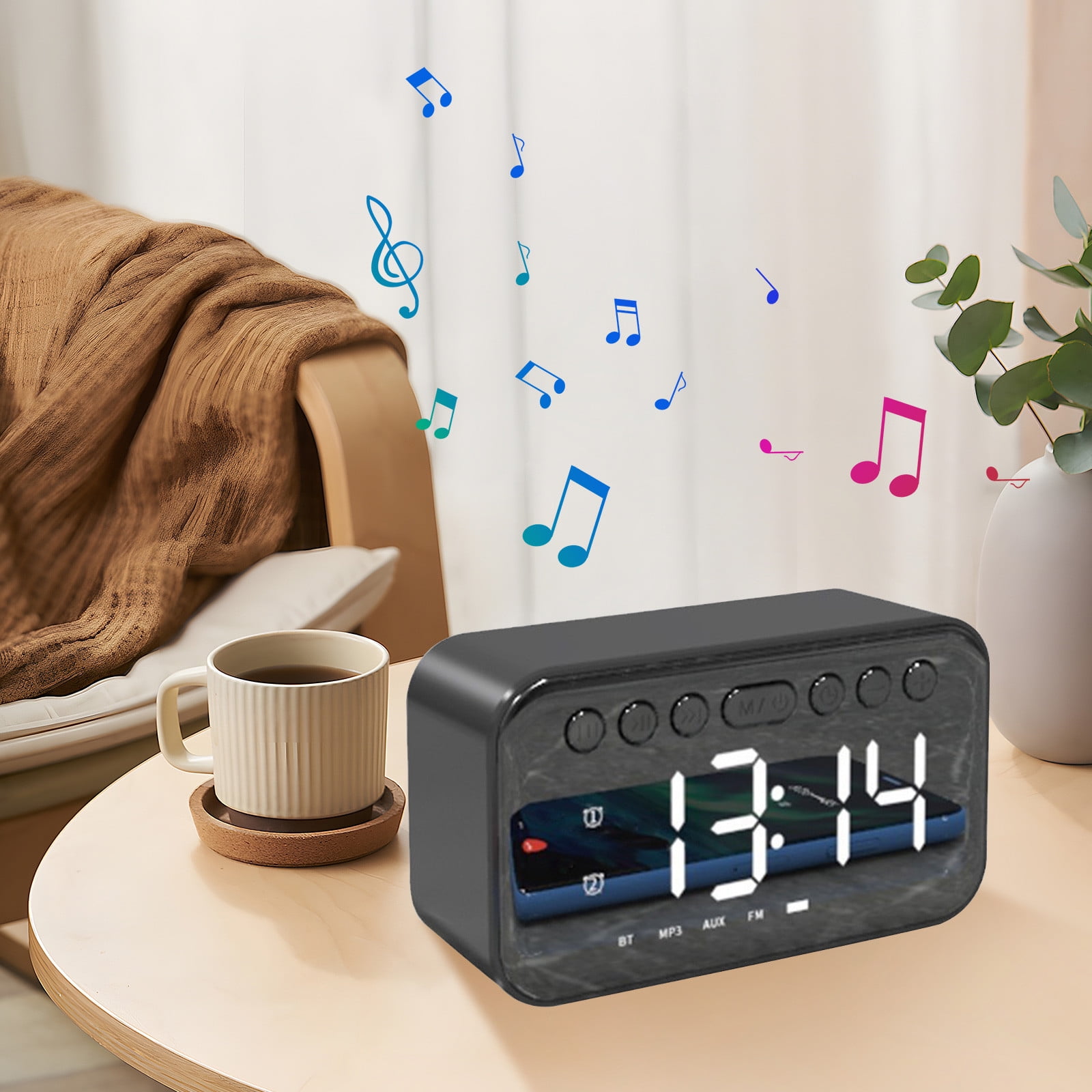 lulshou Multi Functional Bluetooth Sound System with Card Insertion ...