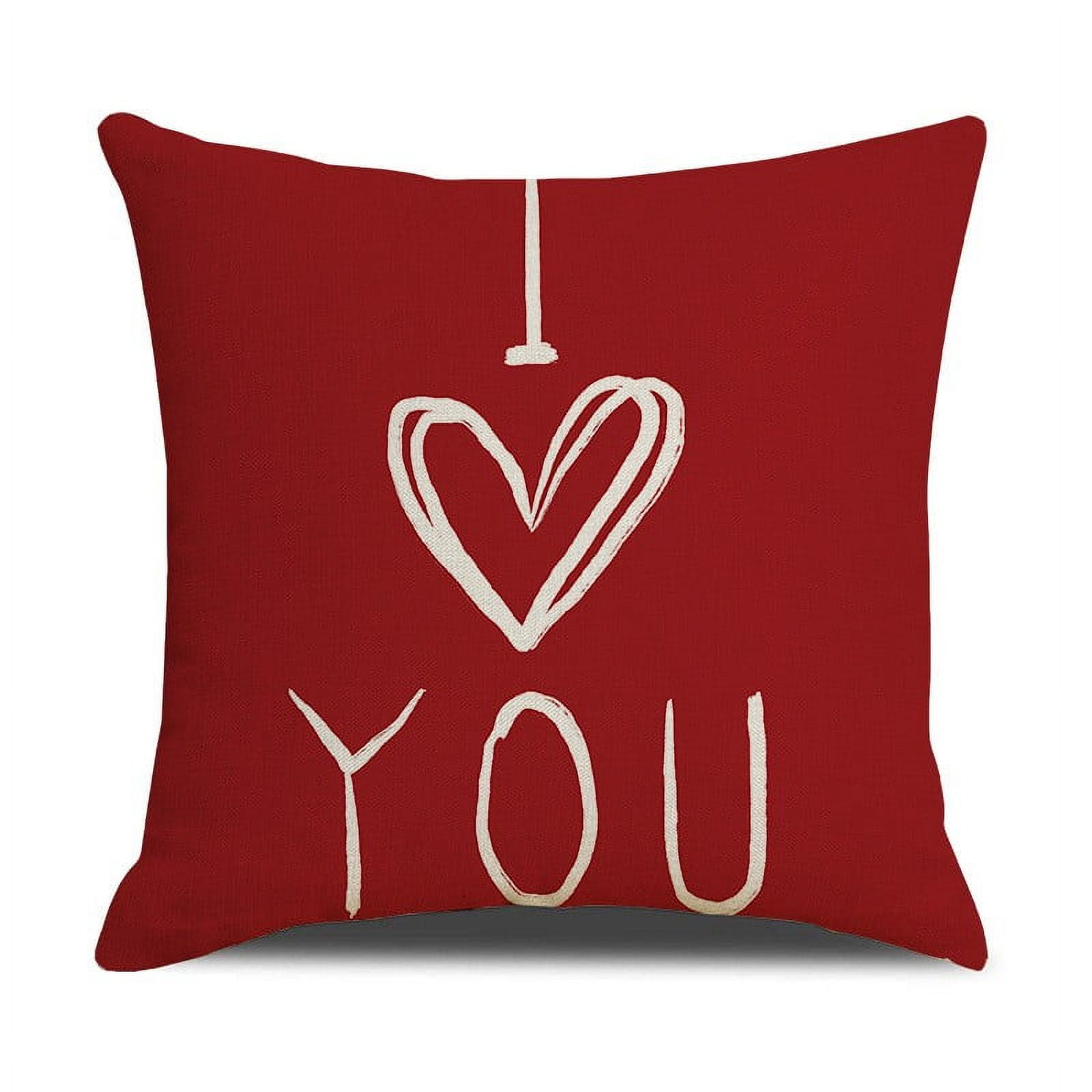 lulshou Valentine's Day Decorations Valentine's Day Pillowcases, Couple ...