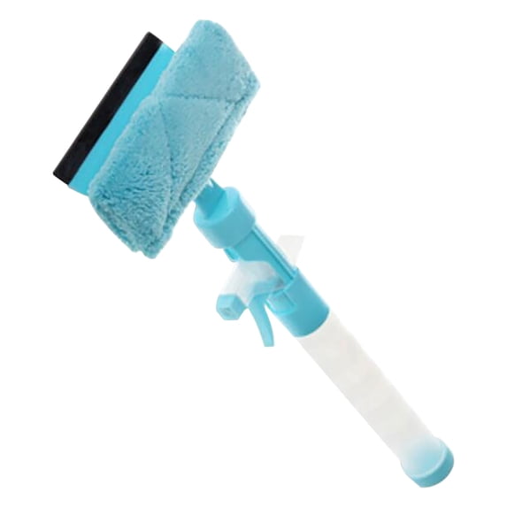 lulshou Window Cleaner with Water Spray Window Cleaner and Double Side ...