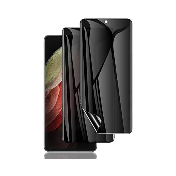 lulufa 2 Pack for Galaxy S21 Ultra Privacy Screen Protector, Anti-Spy ...