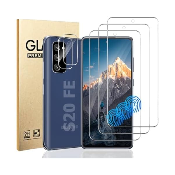 lulufa 3 Pack for Samsung Galaxy S20 FE Screen Protector 6.5 Inch with ...