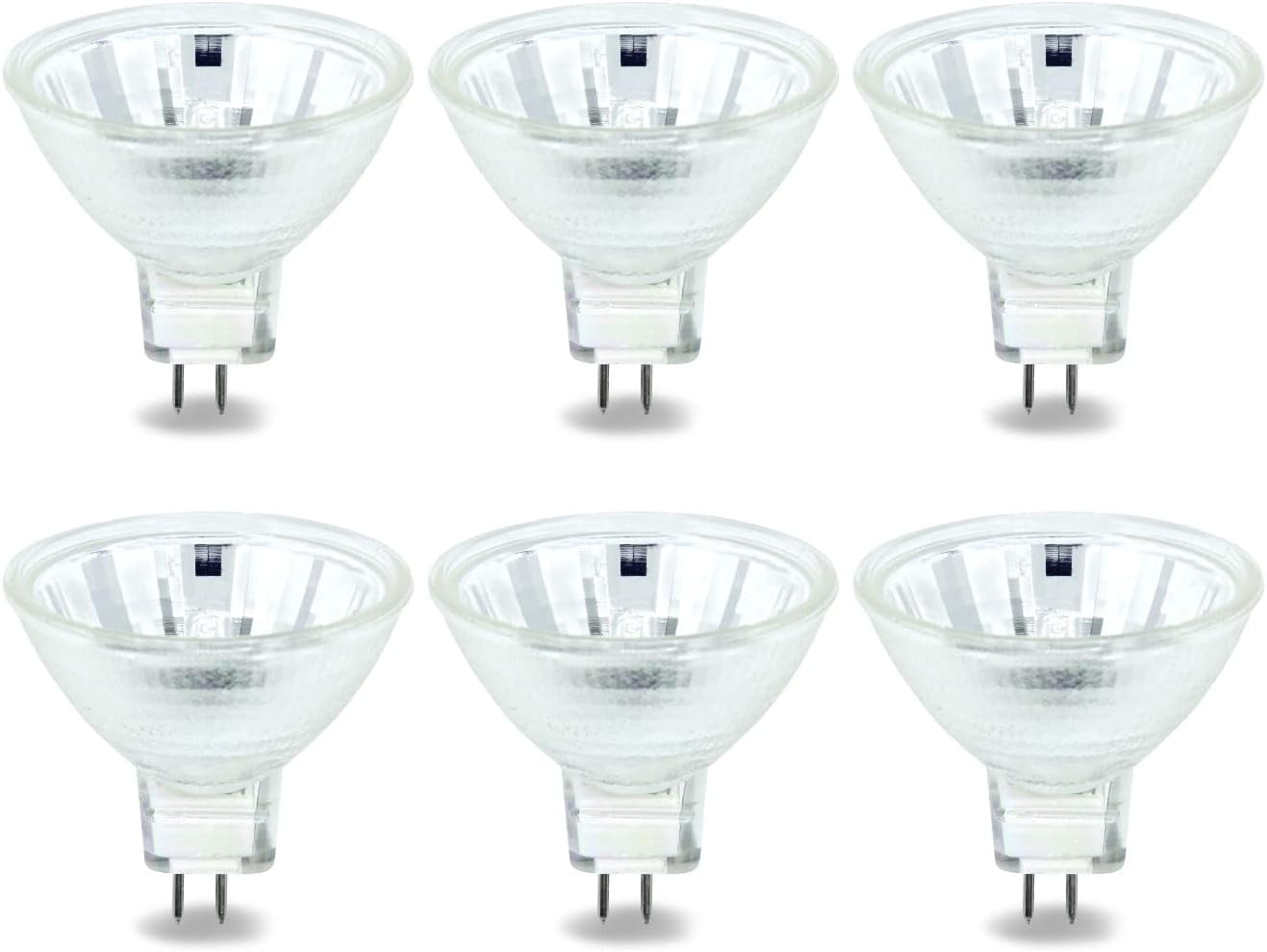 lumenivo ESX MR16 12V 20W Halogen Light Bulbs 2 Pin GX5.3 Base Narrow ...