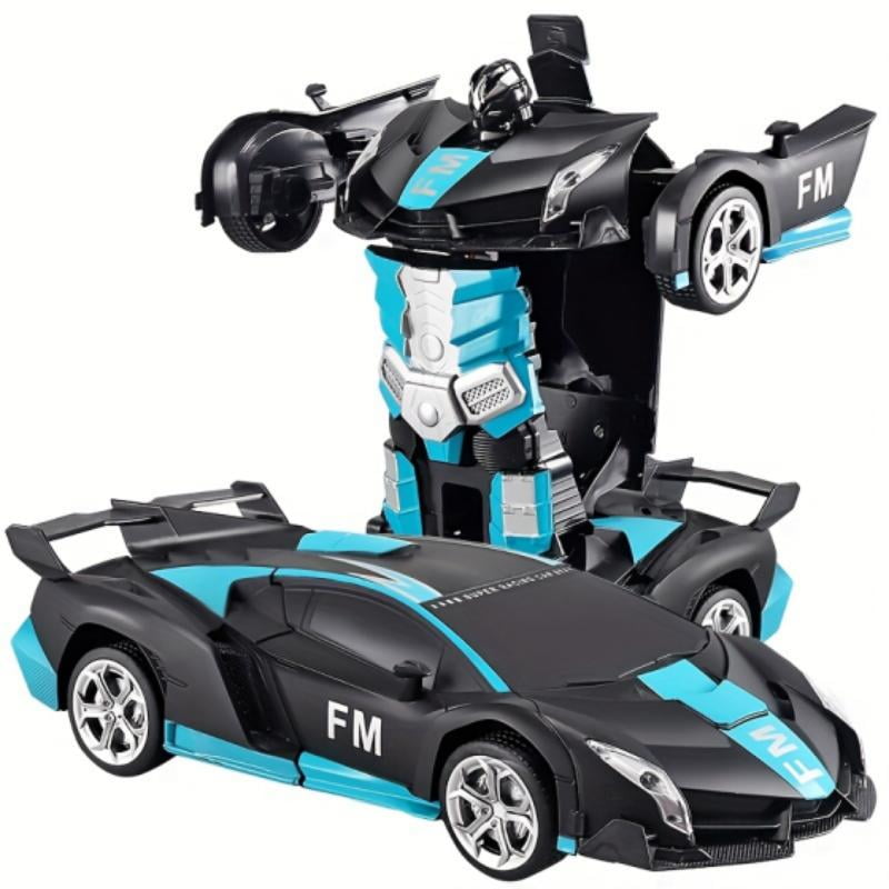 lumikidz Transform Rc Cars for Boys 4-7 8-12, 2.4Ghz Remote Control Car 1:18 Scale Transforming ...