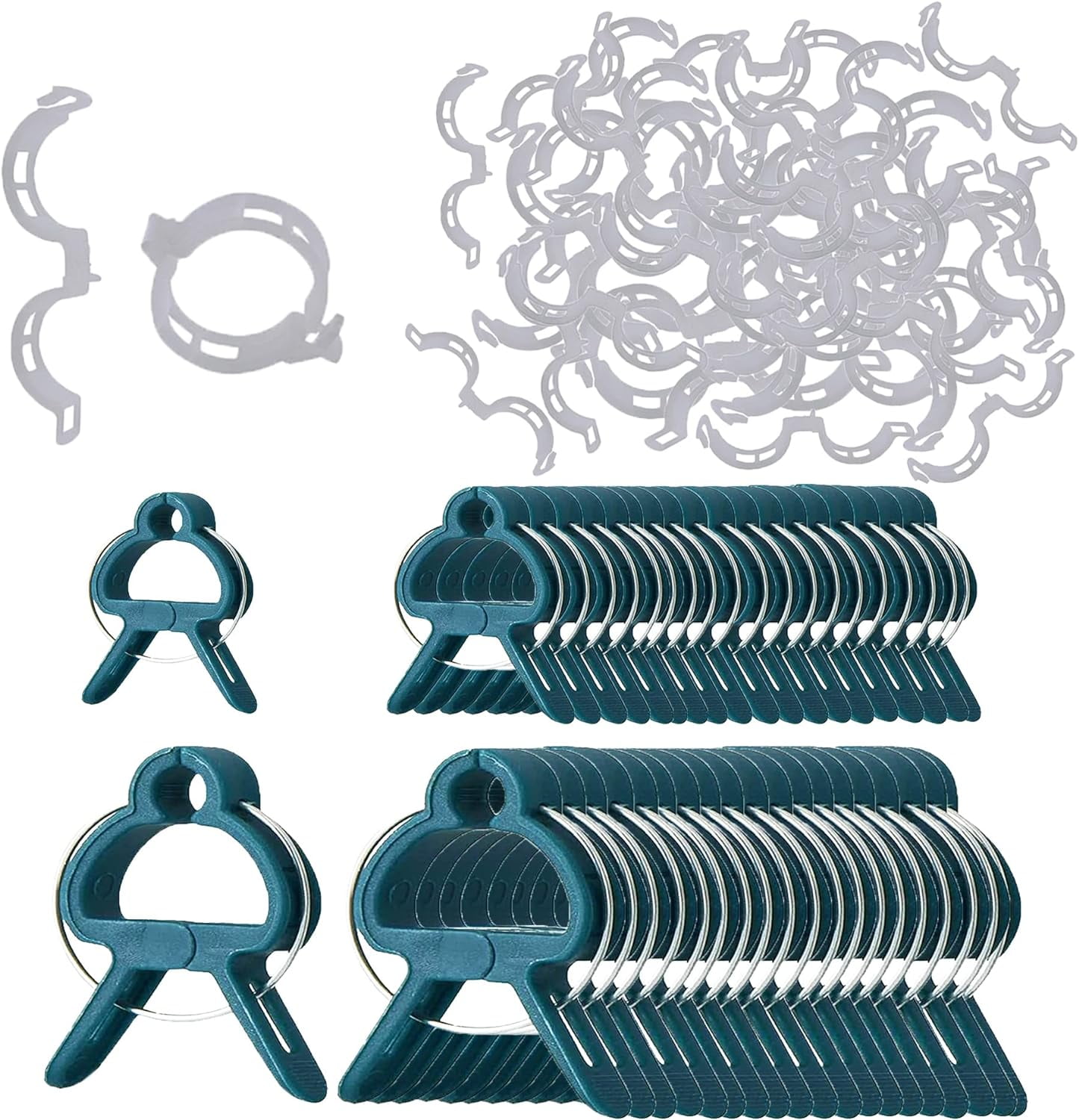 luopital Plant Vine Clips Set 140 Pieces Garden Support Clips for ...