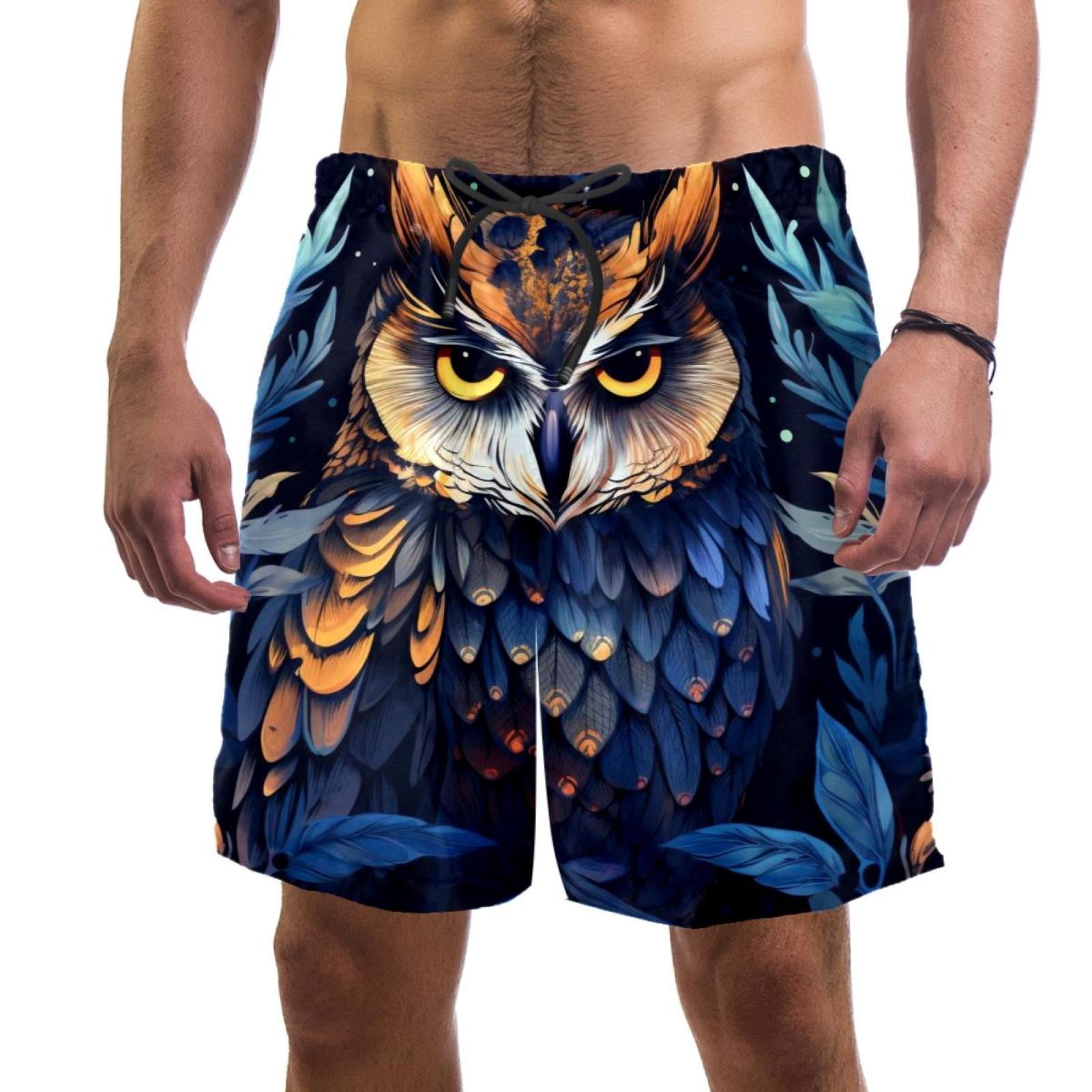 luoweisi Men's Beach Shorts Quick Dry Swim Trunks with Mesh Lining ...