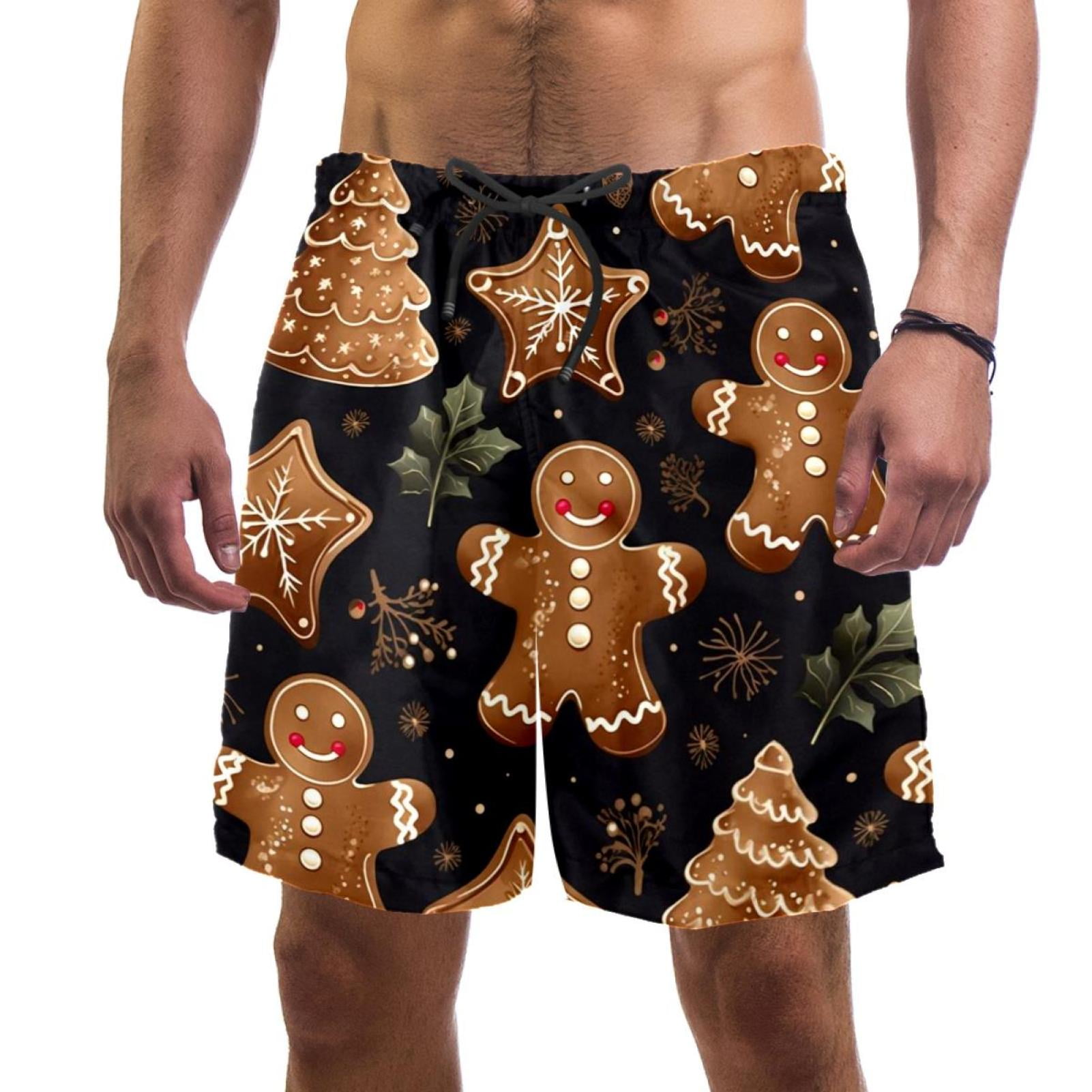 luoweisi Men's Beach Shorts Quick Dry Swim Trunks with Mesh Lining ...