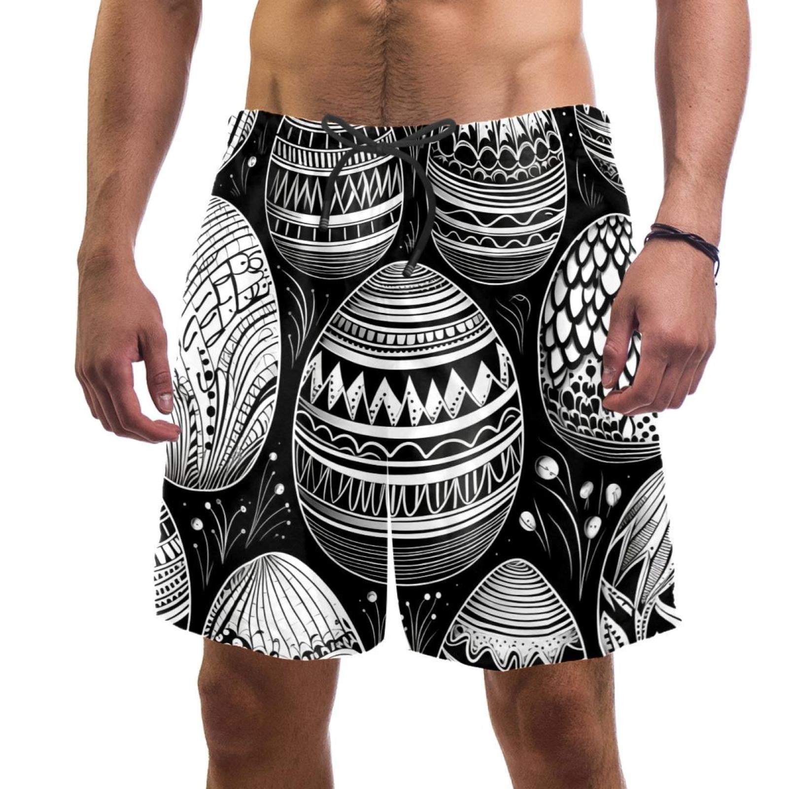 luoweisi Men's Beach Shorts Quick Dry Swim Trunks with Mesh Lining ...