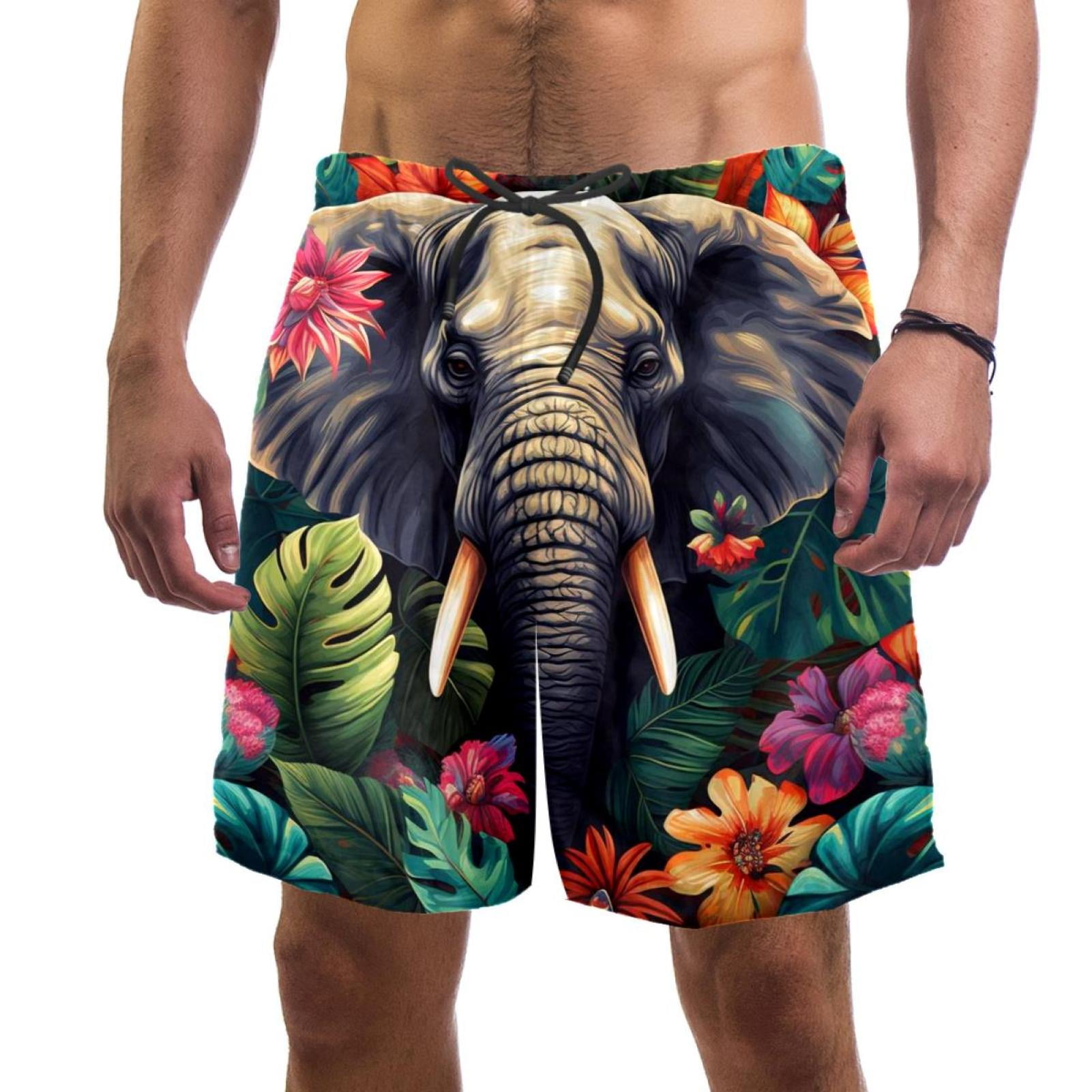 luoweisi Men's Beach Shorts Quick Dry Swim Trunks with Mesh Lining ...
