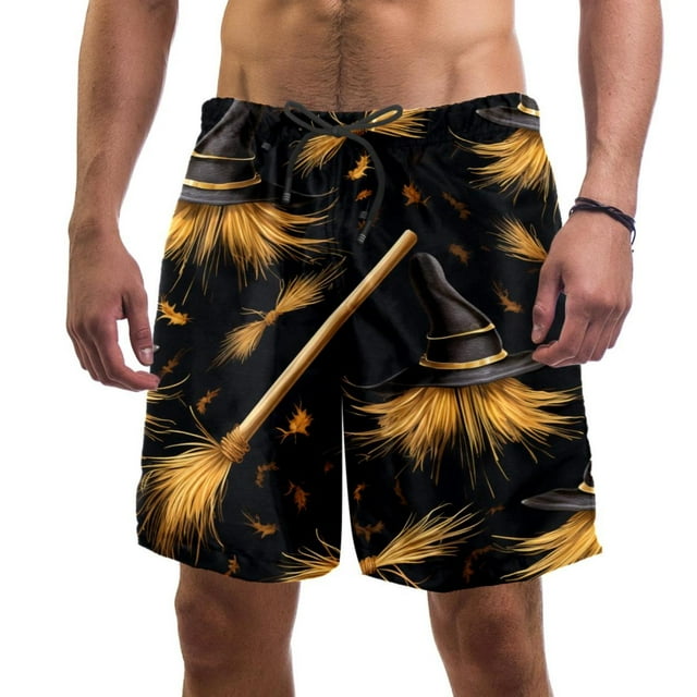 luoweisi Men's Beach Shorts Quick Dry Swim Trunks with Mesh Lining ...