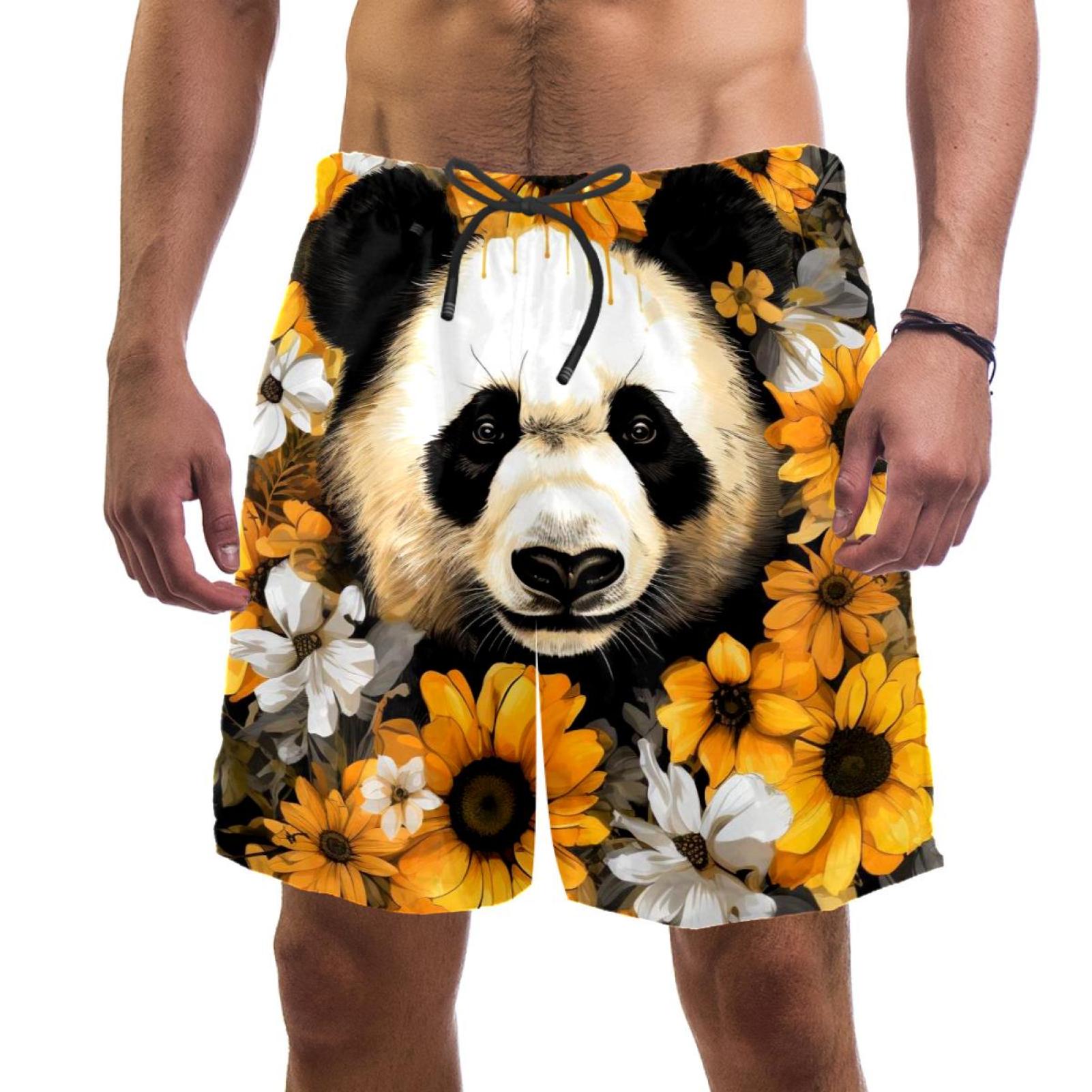 luoweisi Men's Beach Shorts Quick Dry Swim Trunks with Mesh Lining ...