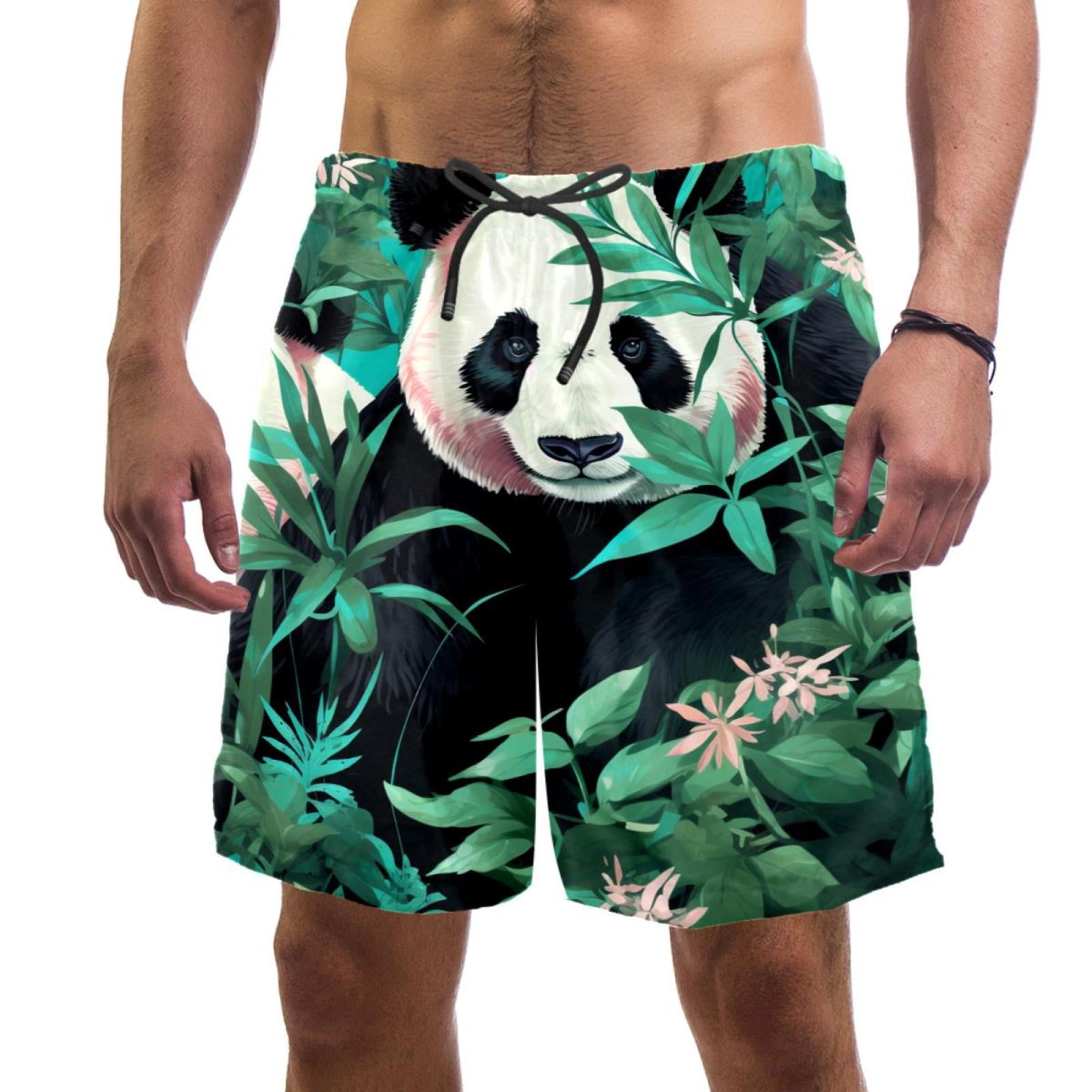 luoweisi Men's Beach Shorts Quick Dry Swim Trunks with Mesh Lining ...