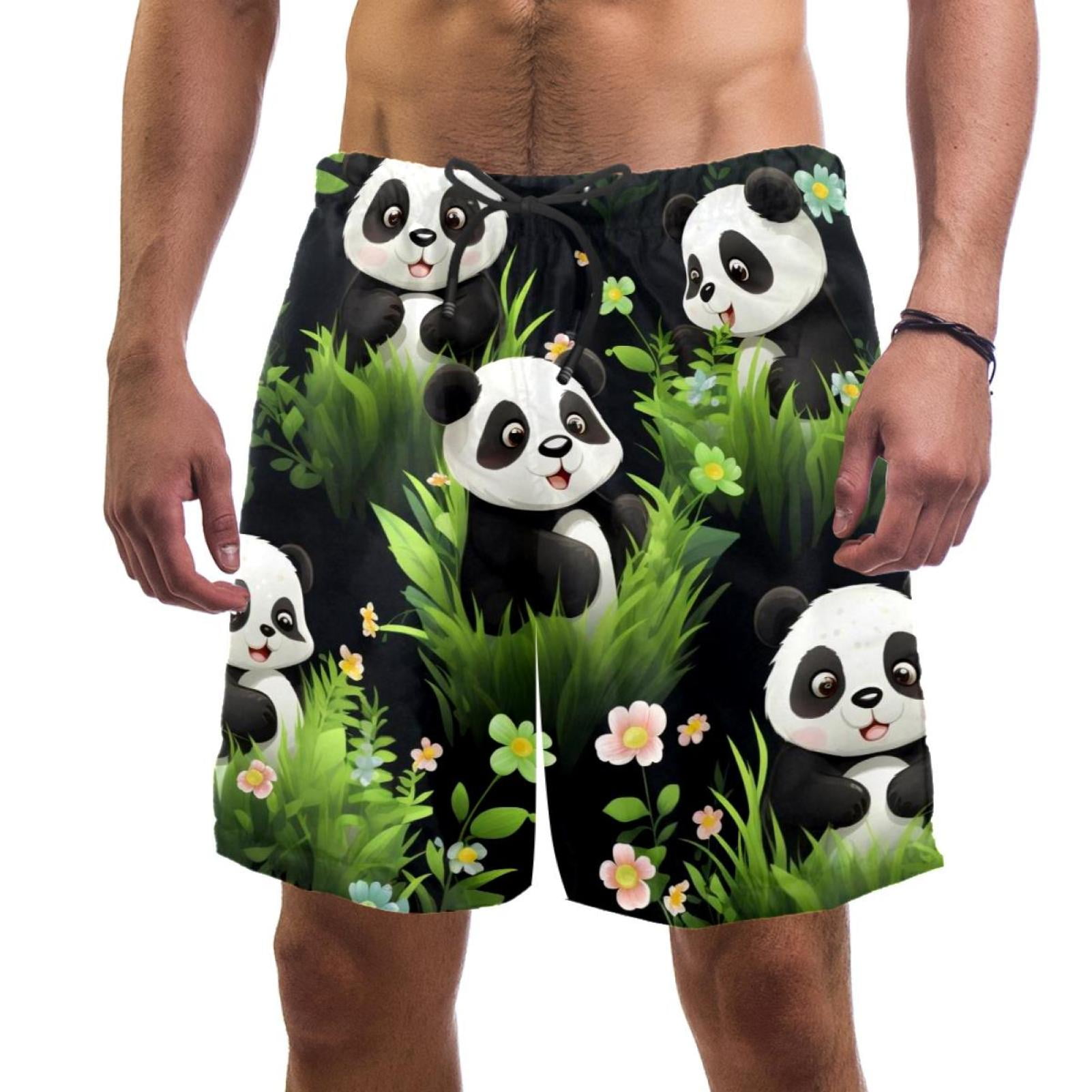 luoweisi Men's Beach Shorts Quick Dry Swim Trunks with Mesh Lining ...