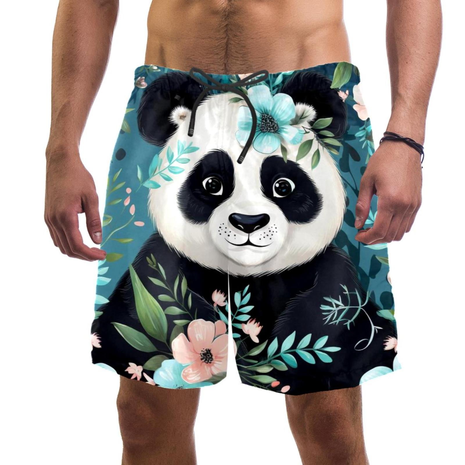 luoweisi Men's Beach Shorts Quick Dry Swim Trunks with Mesh Lining ...