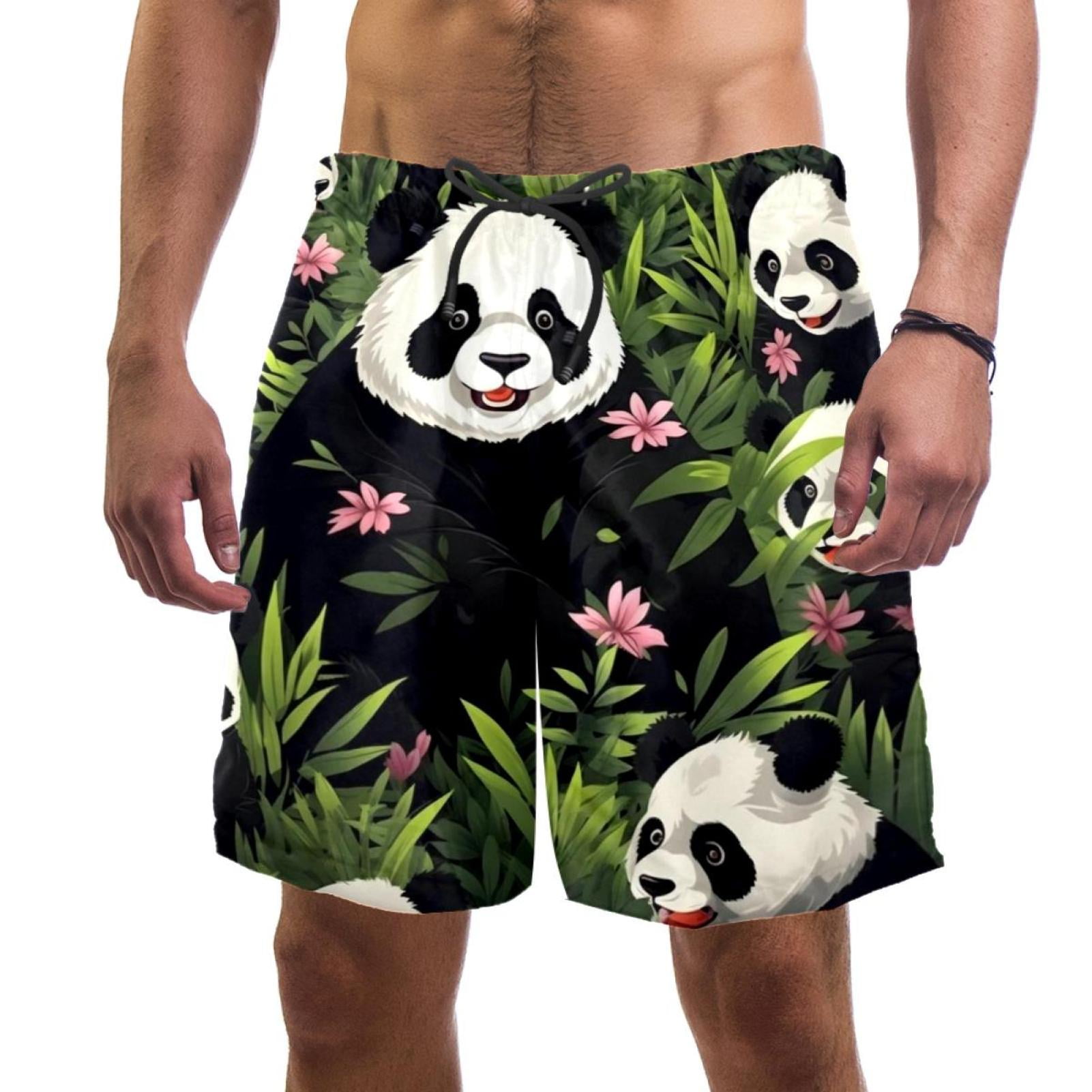 luoweisi Men's Beach Shorts Quick Dry Swim Trunks with Mesh Lining ...