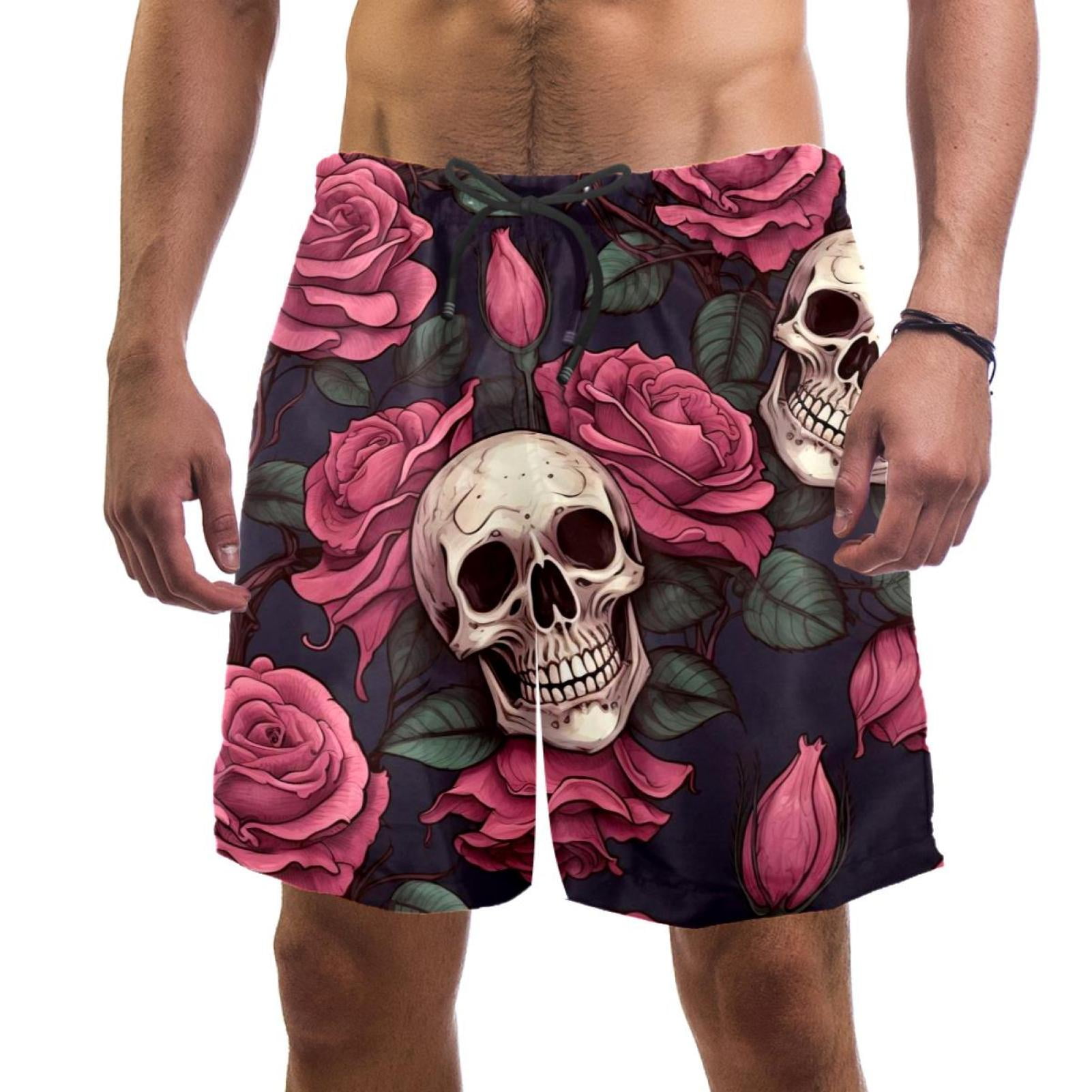 luoweisi Men's Beach Shorts Quick Dry Swim Trunks with Mesh Lining ...