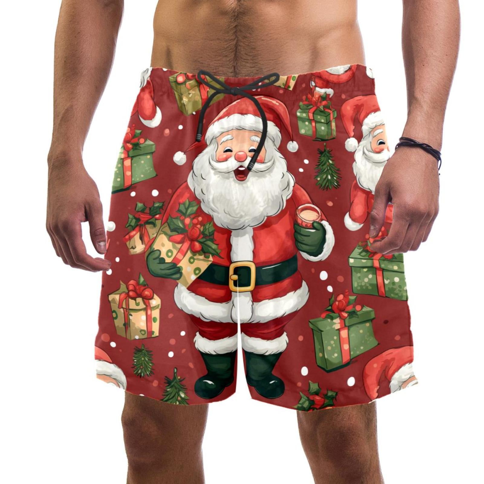 luoweisi Men's Beach Shorts Quick Dry Swim Trunks with Mesh Lining ...