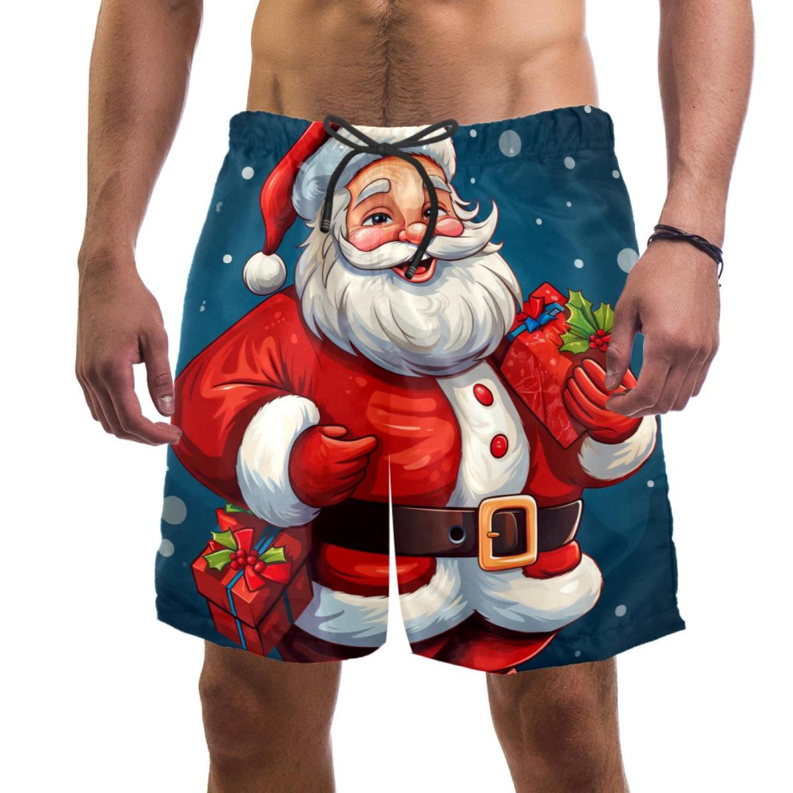 luoweisi Men's Beach Shorts Quick Dry Swim Trunks with Mesh Lining ...