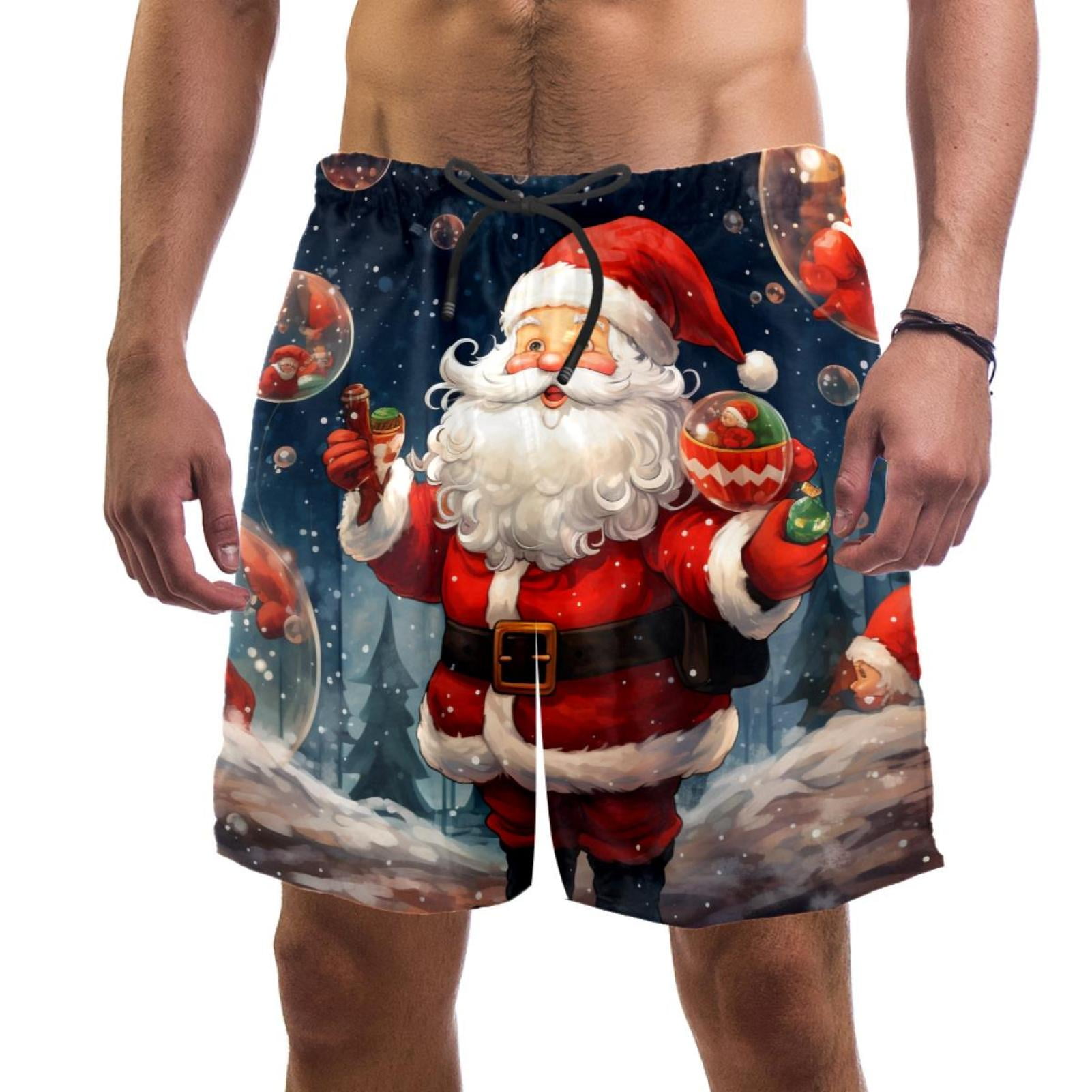 luoweisi Men's Beach Shorts Quick Dry Swim Trunks with Mesh Lining ...