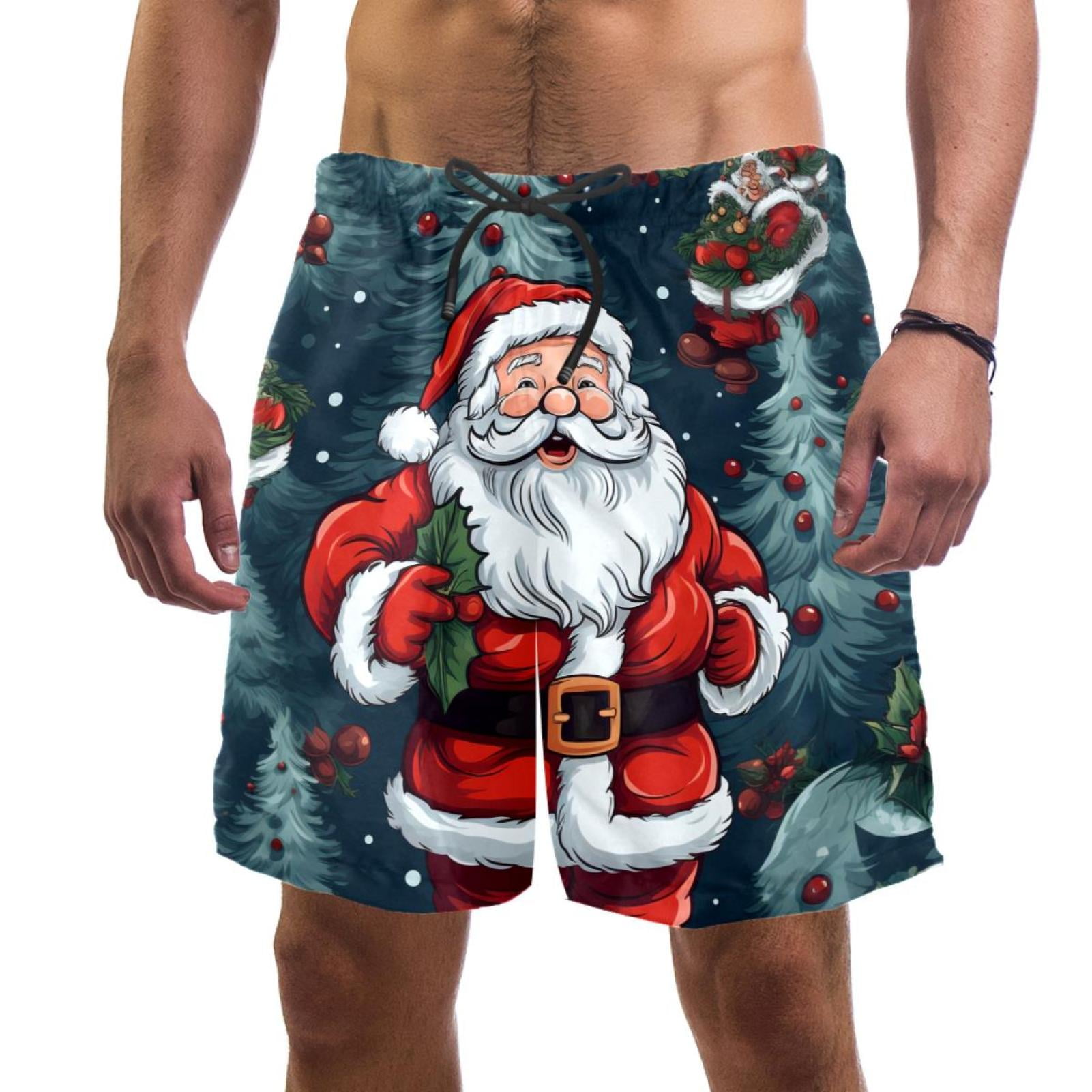 luoweisi Men's Beach Shorts Quick Dry Swim Trunks with Mesh Lining ...